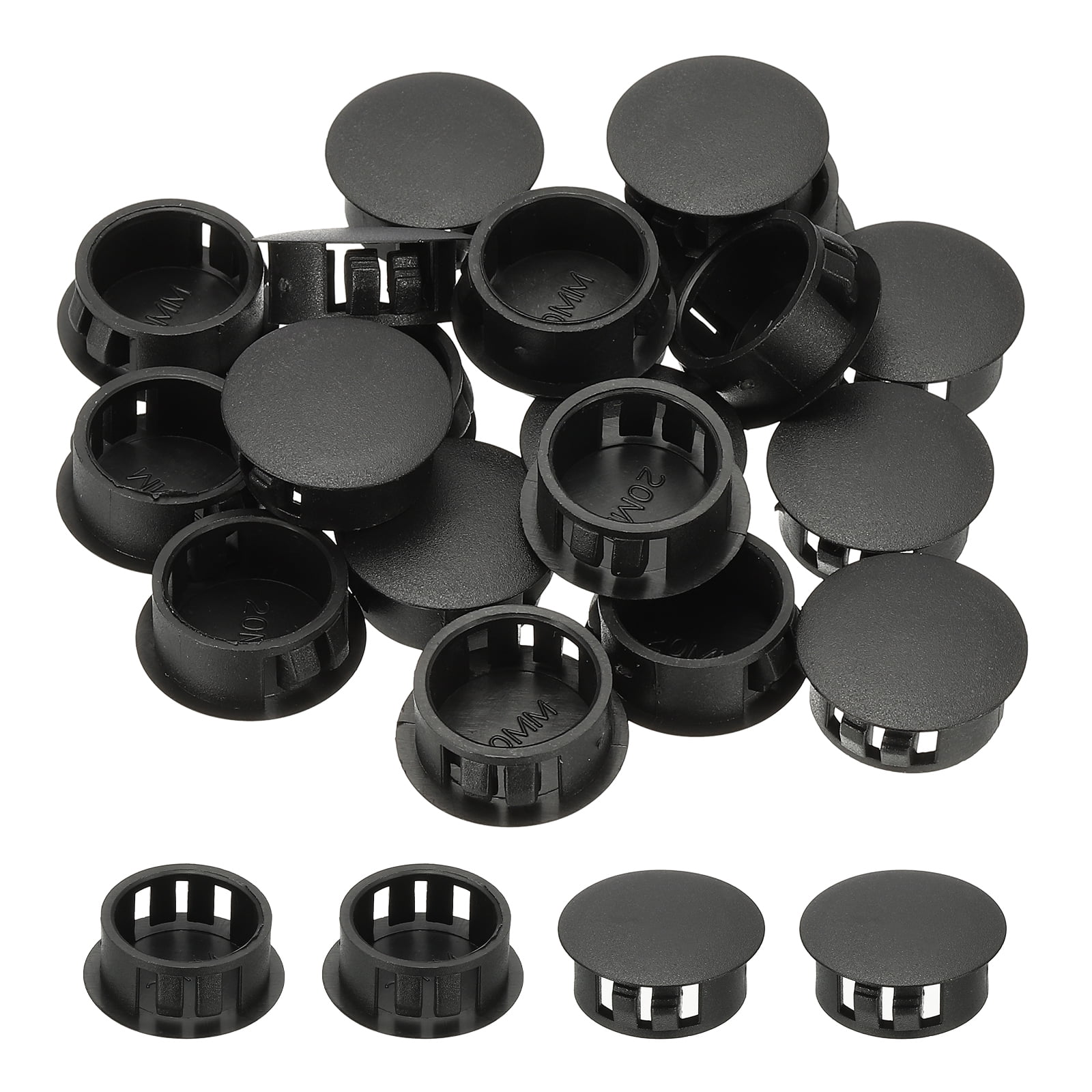 Uxcell Plastic Hole Plugs, 48 Pcs 7/9"(20mm) Plastic Plugs Screw Hole ...
