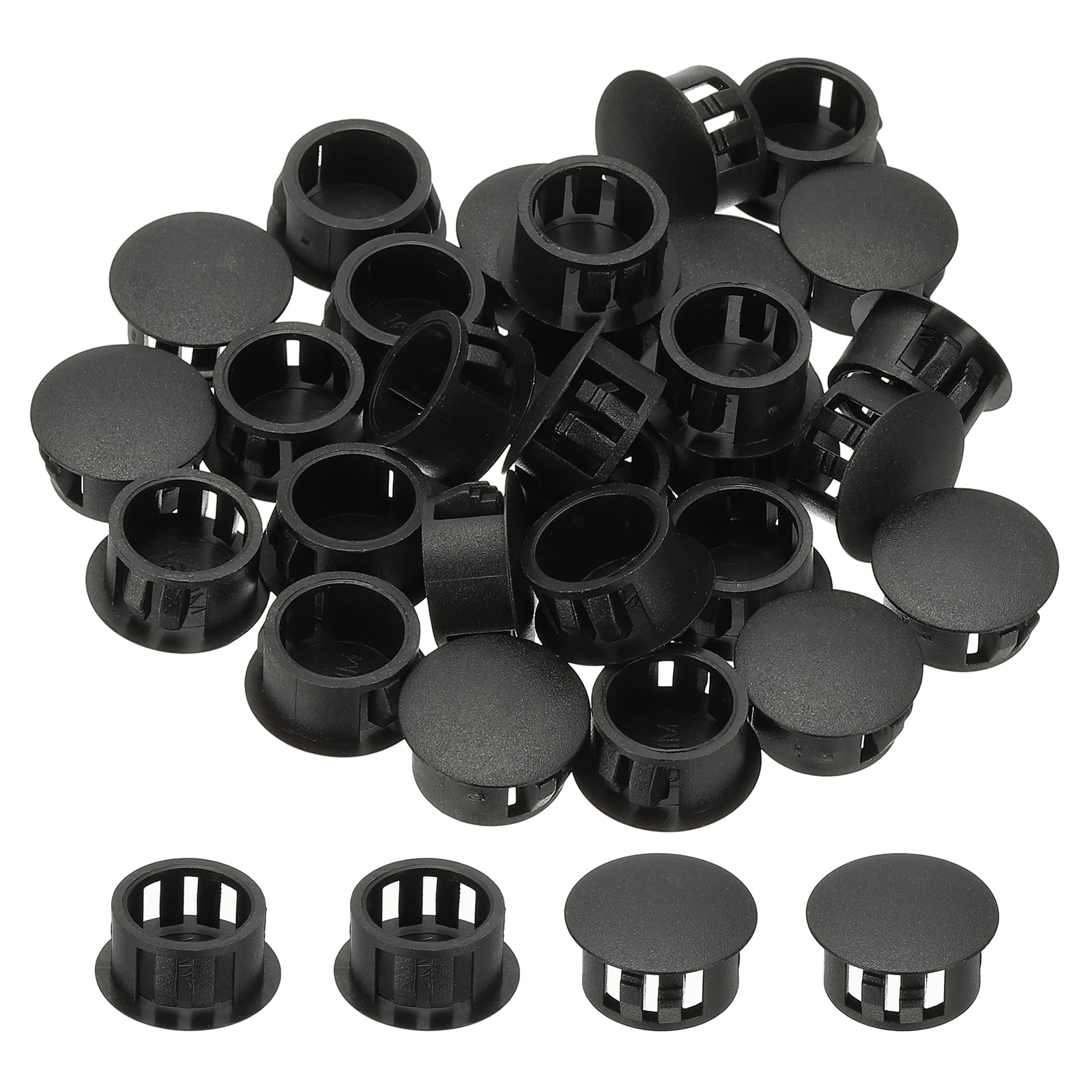 Uxcell Plastic Hole Plugs, 48 Pcs 2/3"(17mm) Plastic Plugs Screw Hole ...