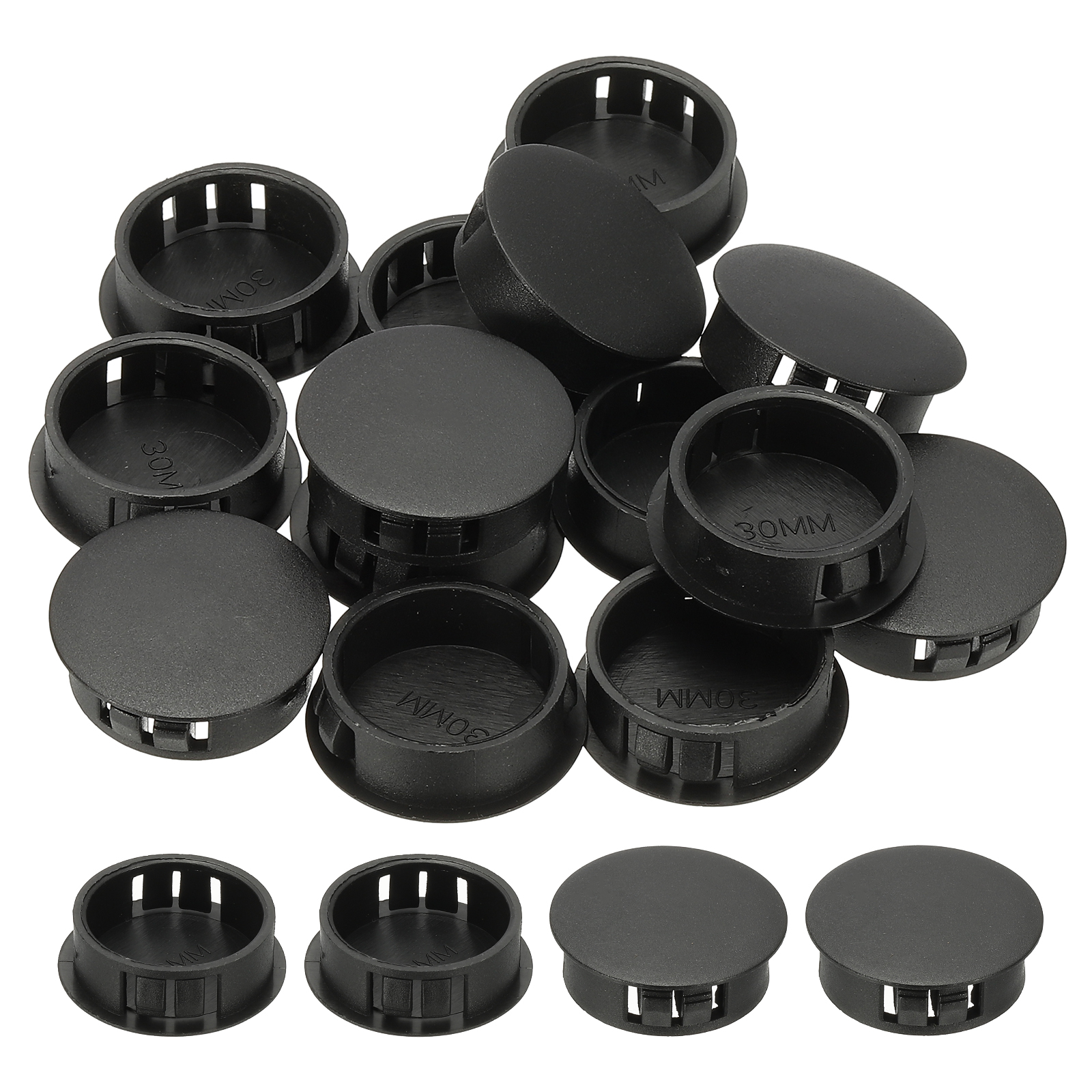 Uxcell Plastic Hole Plugs, 34 Pcs 1 1/6"(30mm) Plastic Plugs Screw Hole ...