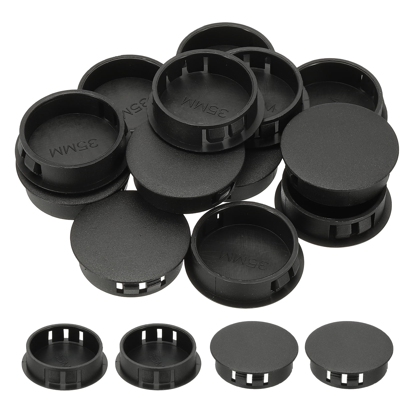 Uxcell Plastic Hole Plugs, 34 Pcs 1 3/8"(35mm) Plastic Plugs Screw Hole ...