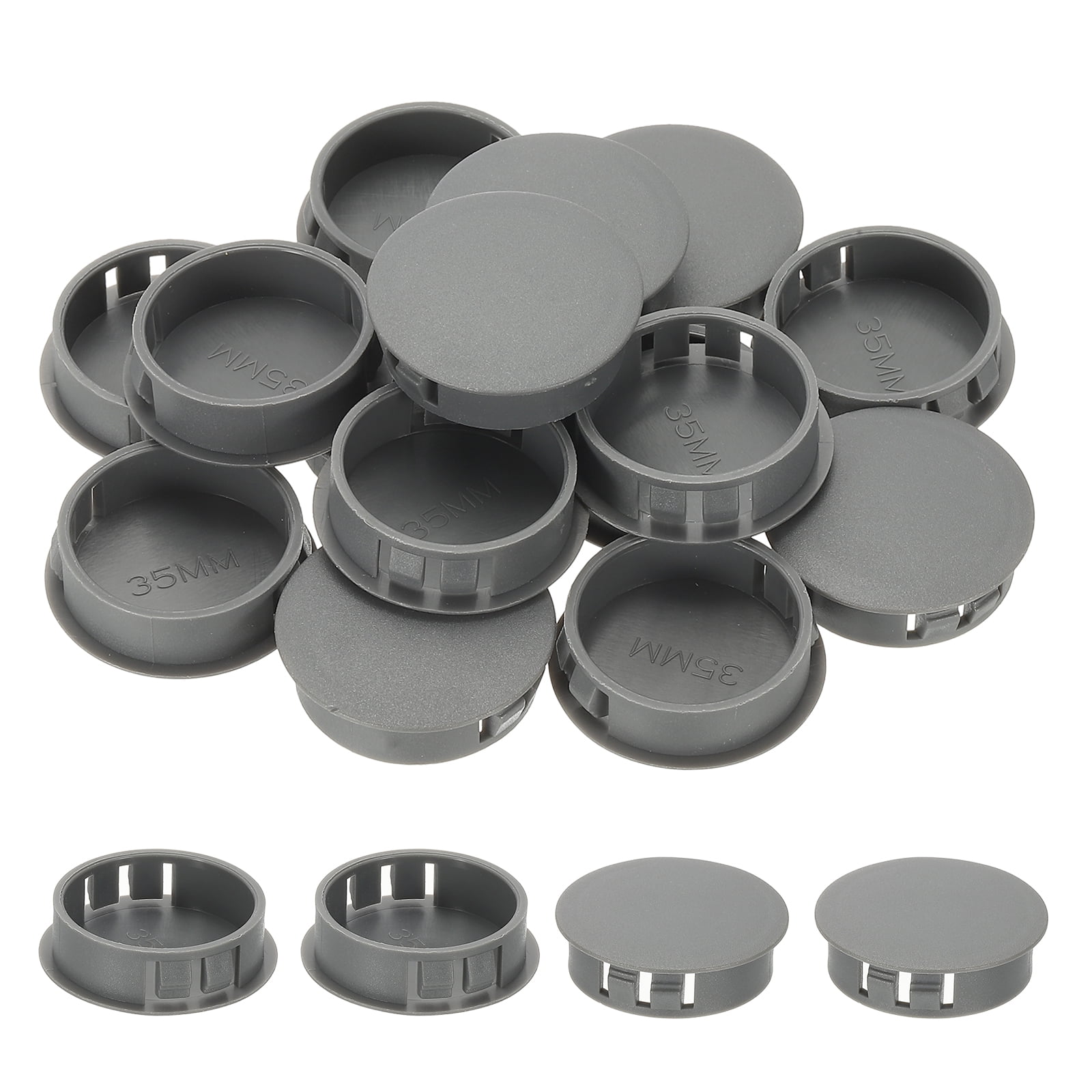 Uxcell Plastic Hole Plugs, 34 Pcs 1 3/8"(35mm) Plastic Plugs Screw Hole ...
