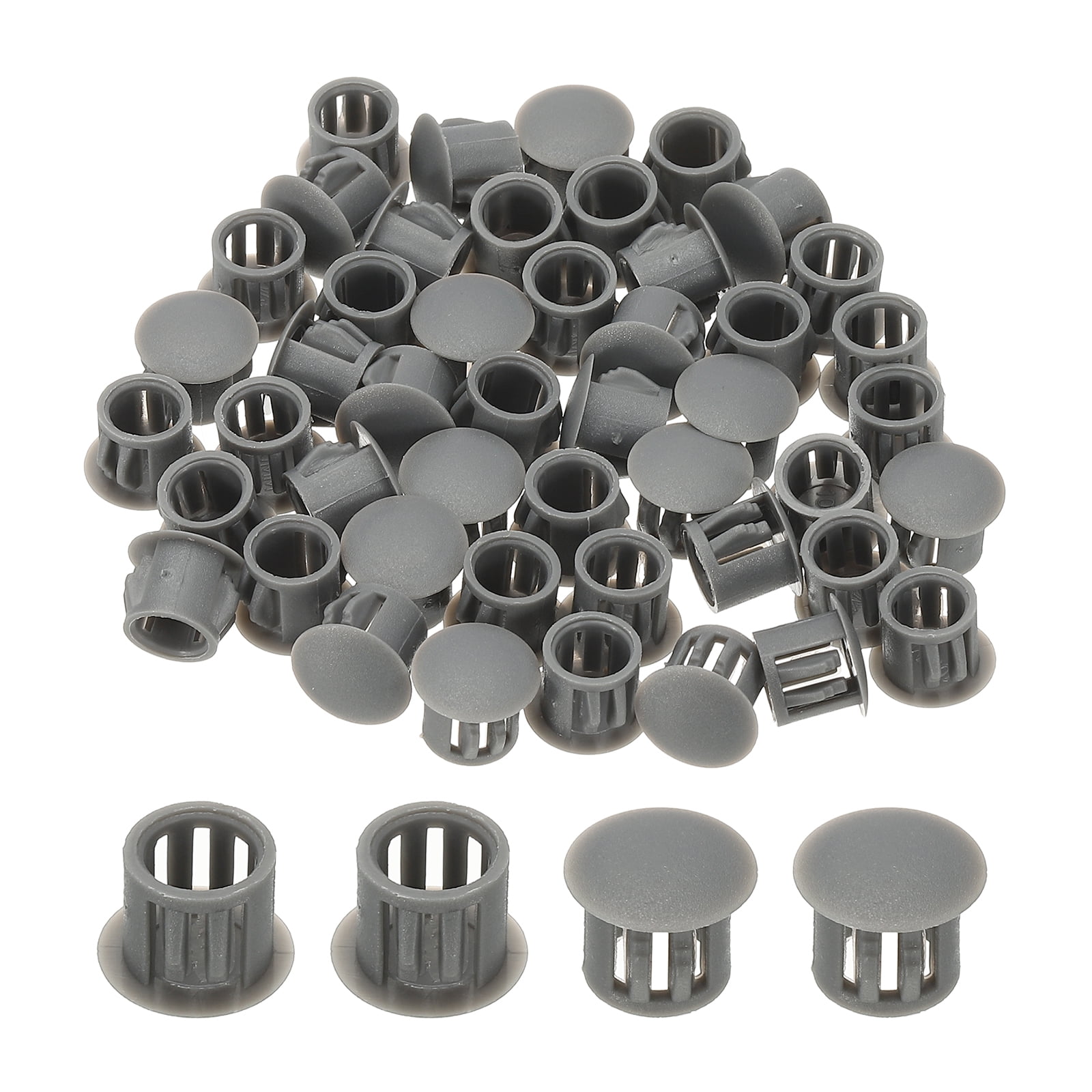 Uxcell Plastic Hole Plugs, 48 Pcs 3/7"(11mm) Plastic Plugs Screw Hole ...