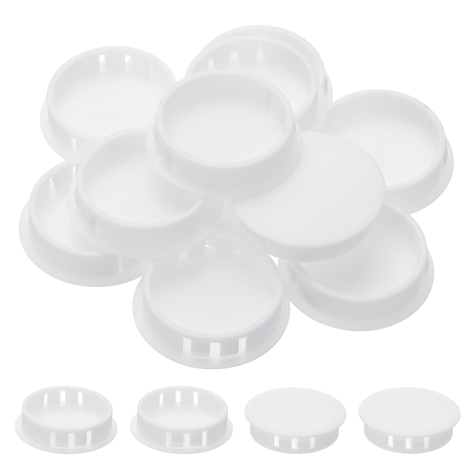 Uxcell Plastic Hole Plugs, 34 Pcs 1 3/5"(42mm) Plastic Plugs Screw Hole ...