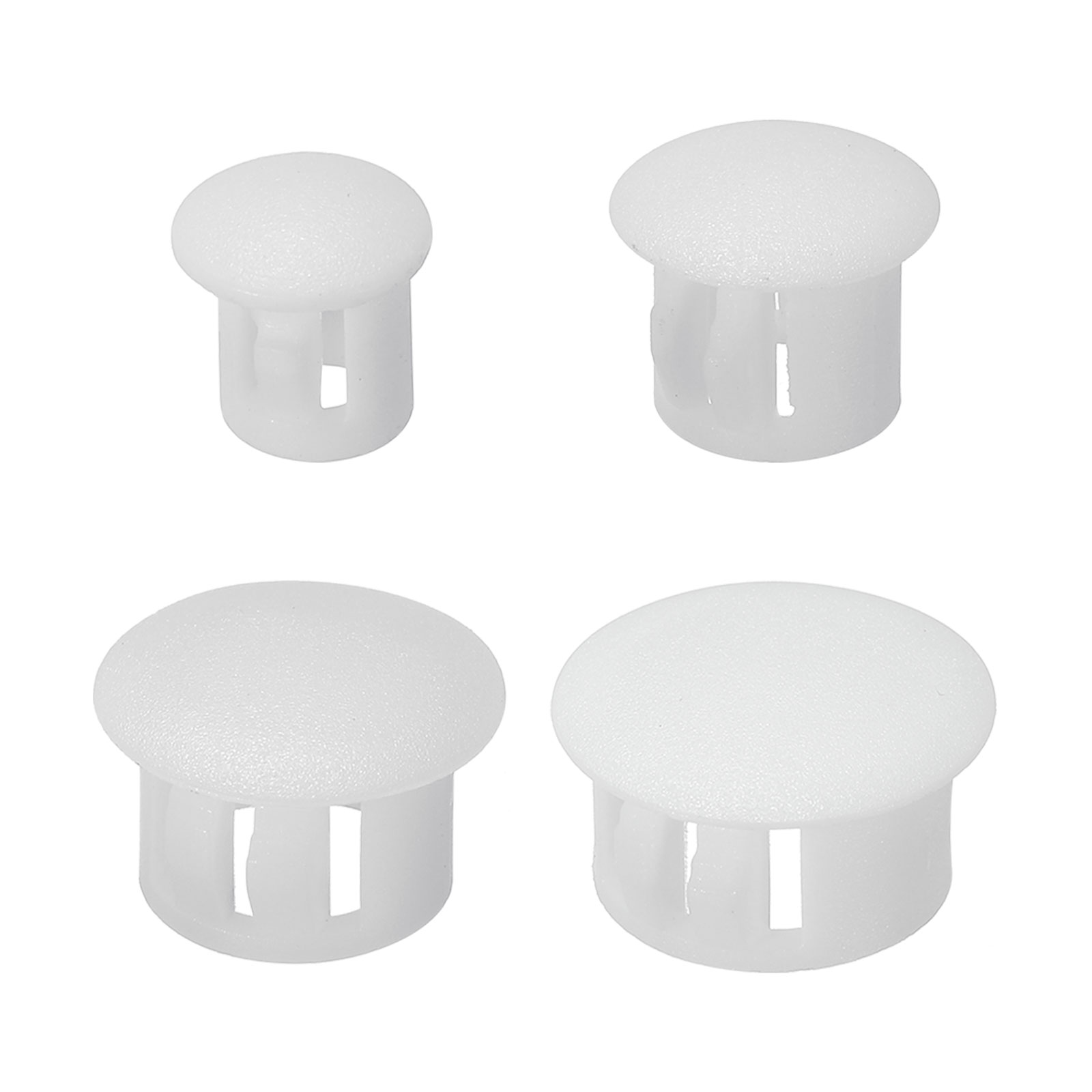 Uxcell Plastic Hole Plugs, Flush Type Round Hole Plugs Cover, White ...