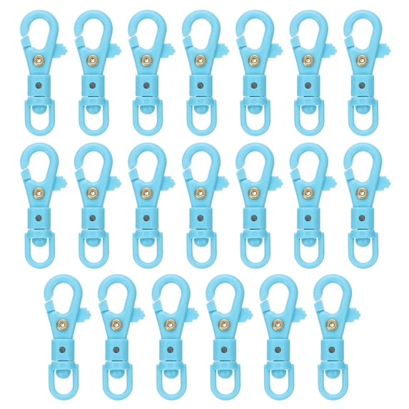 Uxcell Plastic Lobster Claw Clasps Swivel Lanyard Snap Hook Trigger ...