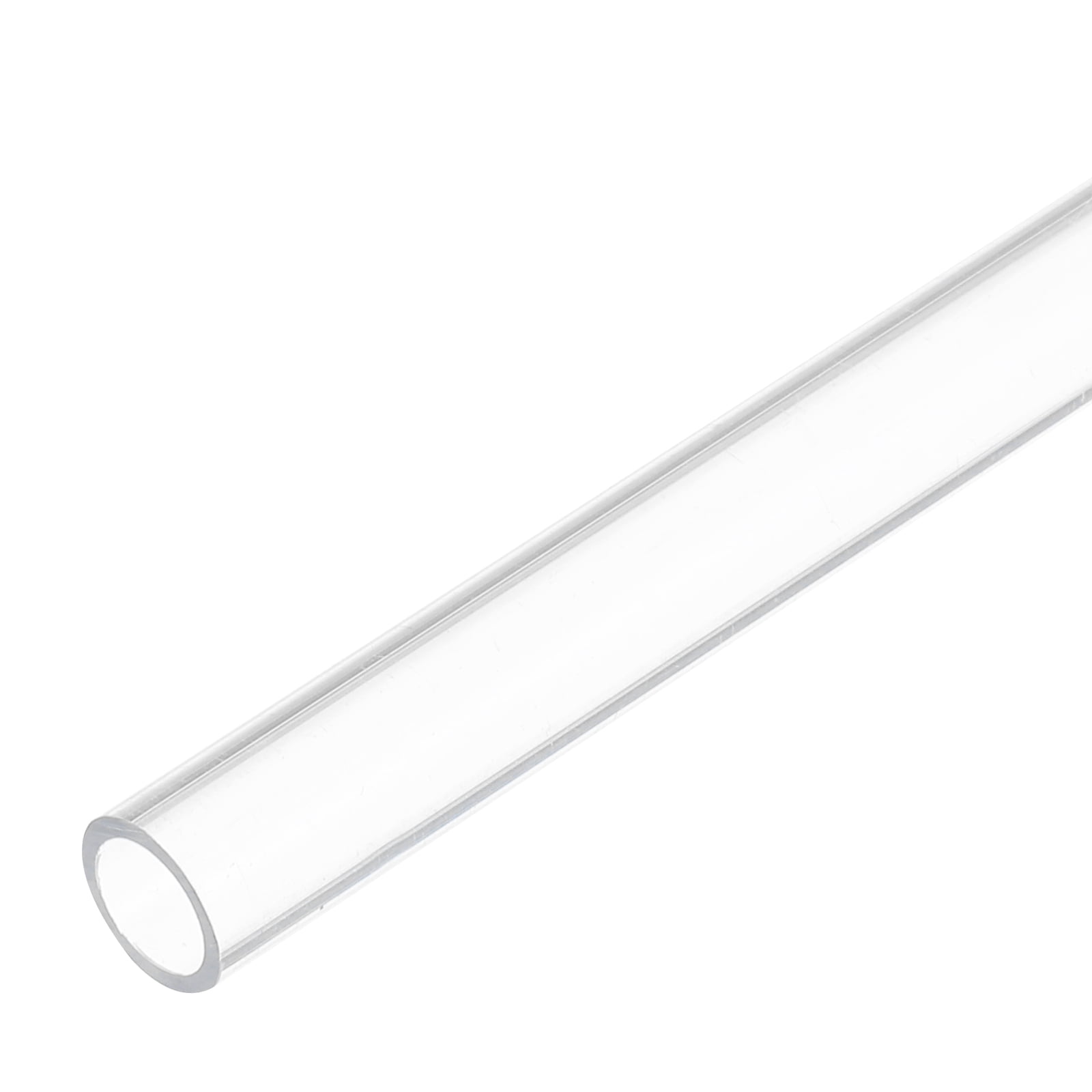 Uxcell Plastic Pipe Rigid Polycarbonate Round Tube Clear 1/4"(6mm) ID 5 ...