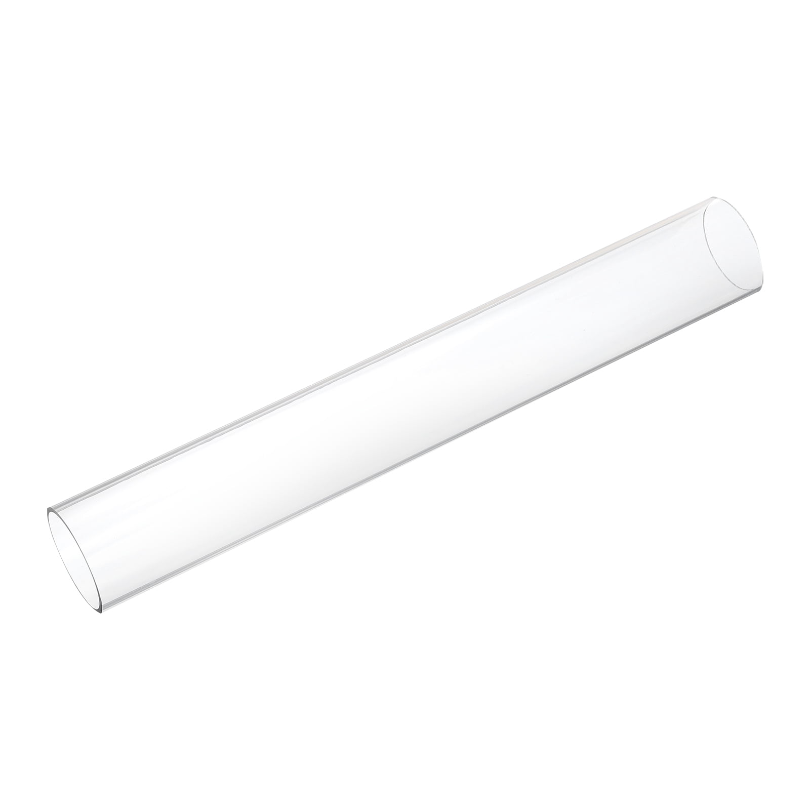 Uxcell Plastic Pipe Rigid Polycarbonate Round Tube Clear 2 1/4"(57mm ...