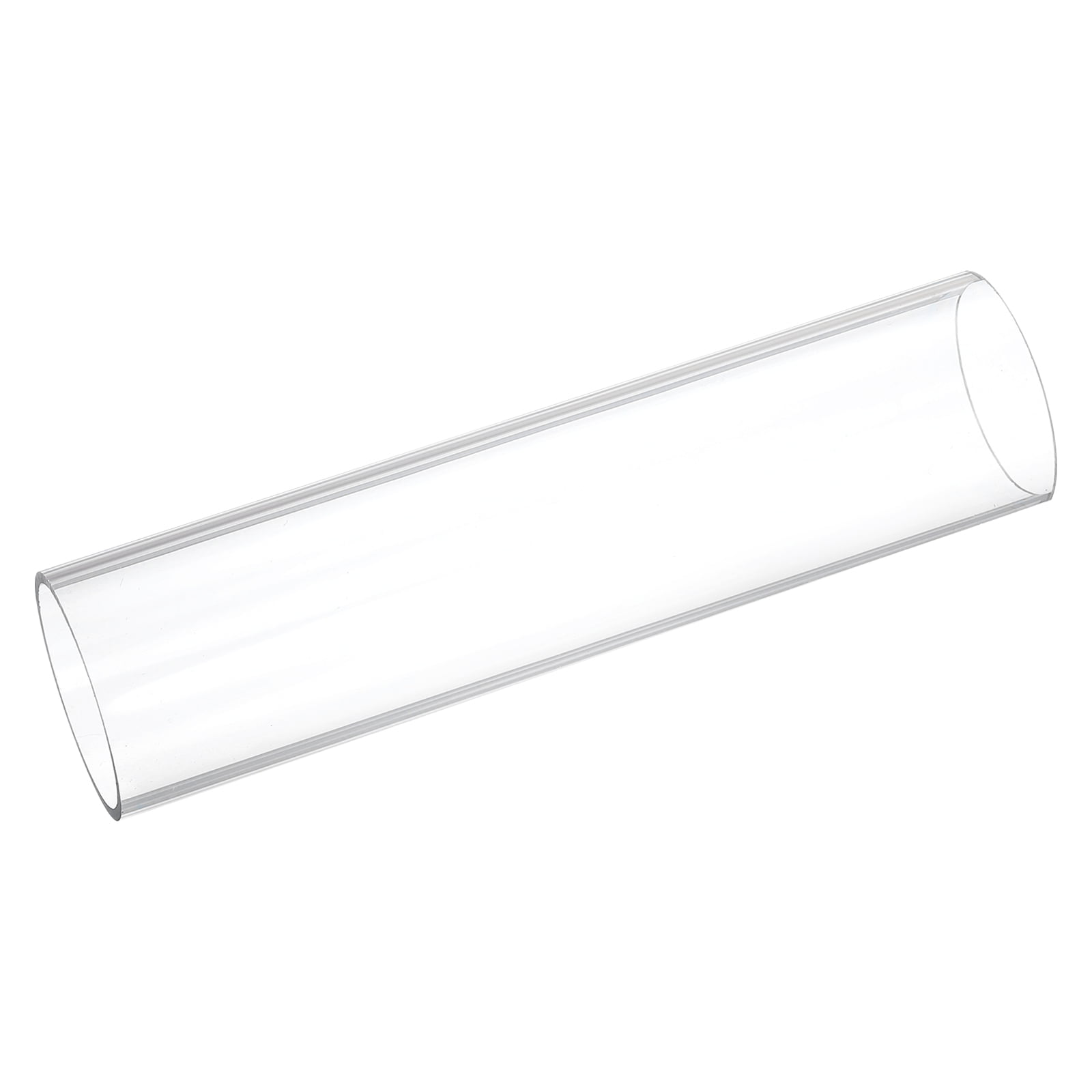 Uxcell Plastic Pipe Rigid Polycarbonate Round Tube Clear 2 1/4"(57mm ...