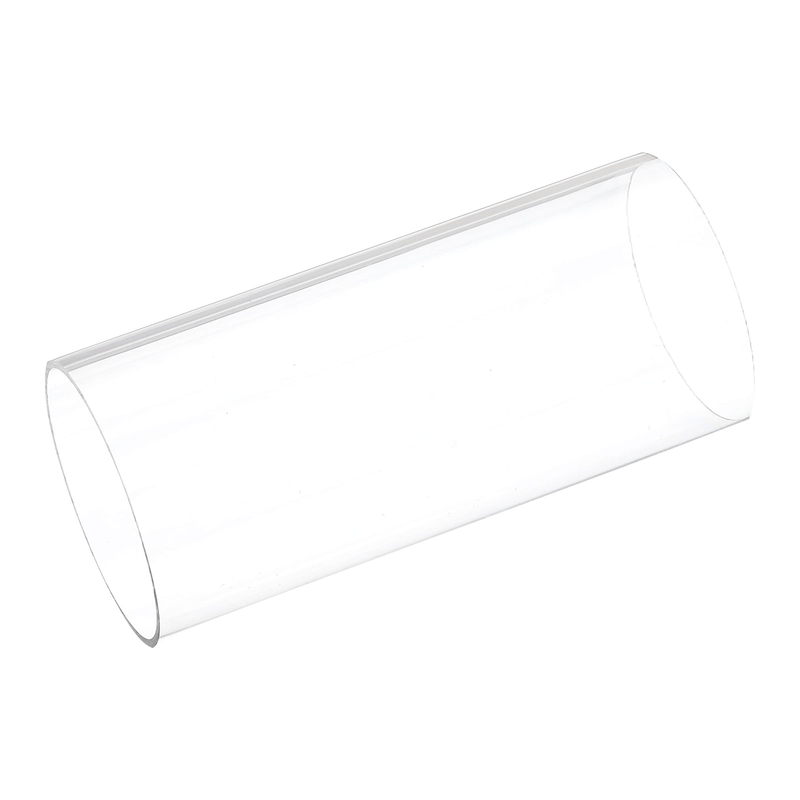 Uxcell Plastic Pipe Rigid Polycarbonate Round Tube Clear 2 5/8"(66mm ...