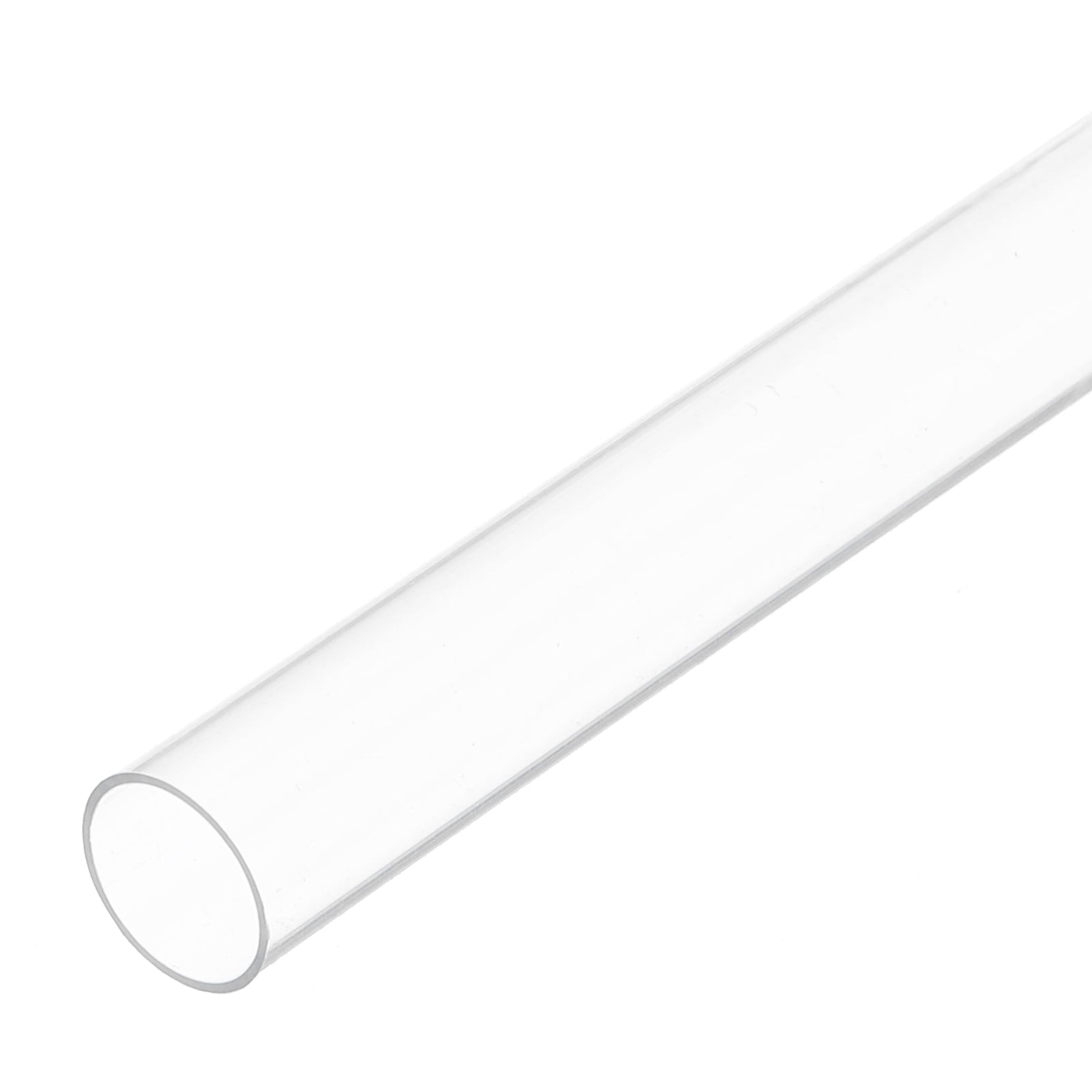 Uxcell Plastic Pipe Rigid Polycarbonate Round Tube Clear 3/8"(10mm) ID ...