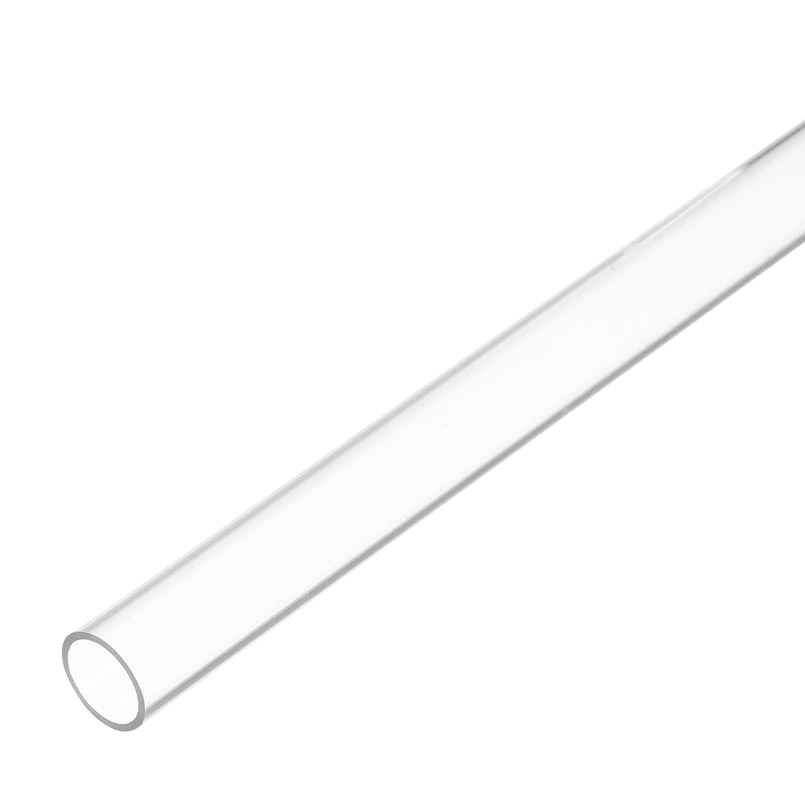 Uxcell Plastic Pipe Rigid Polycarbonate Round Tube Clear 3/8"(10mm) ID ...