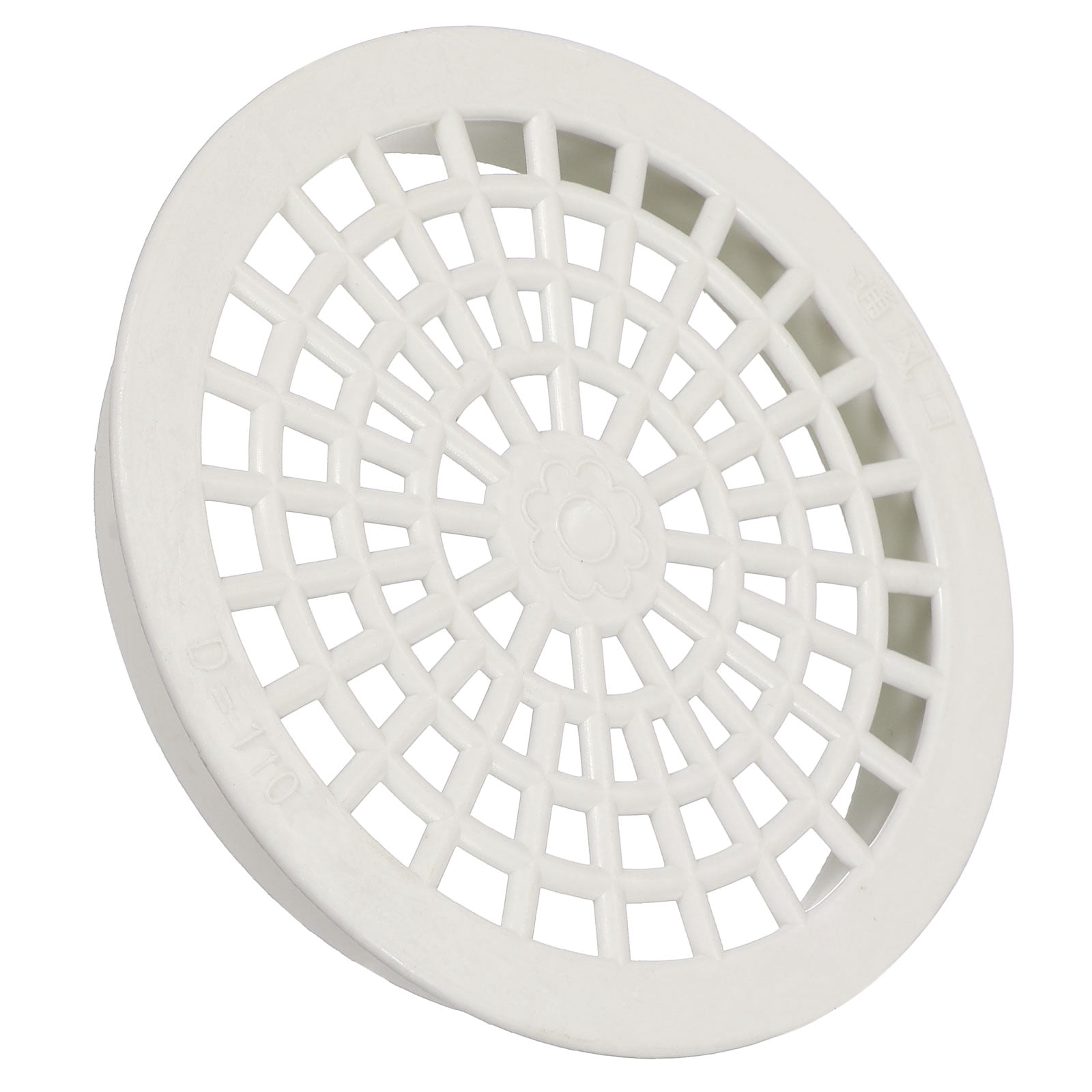 Uxcell Plastic Pipe Termination Cap (4" 103mm, White) - Plastic Round ...