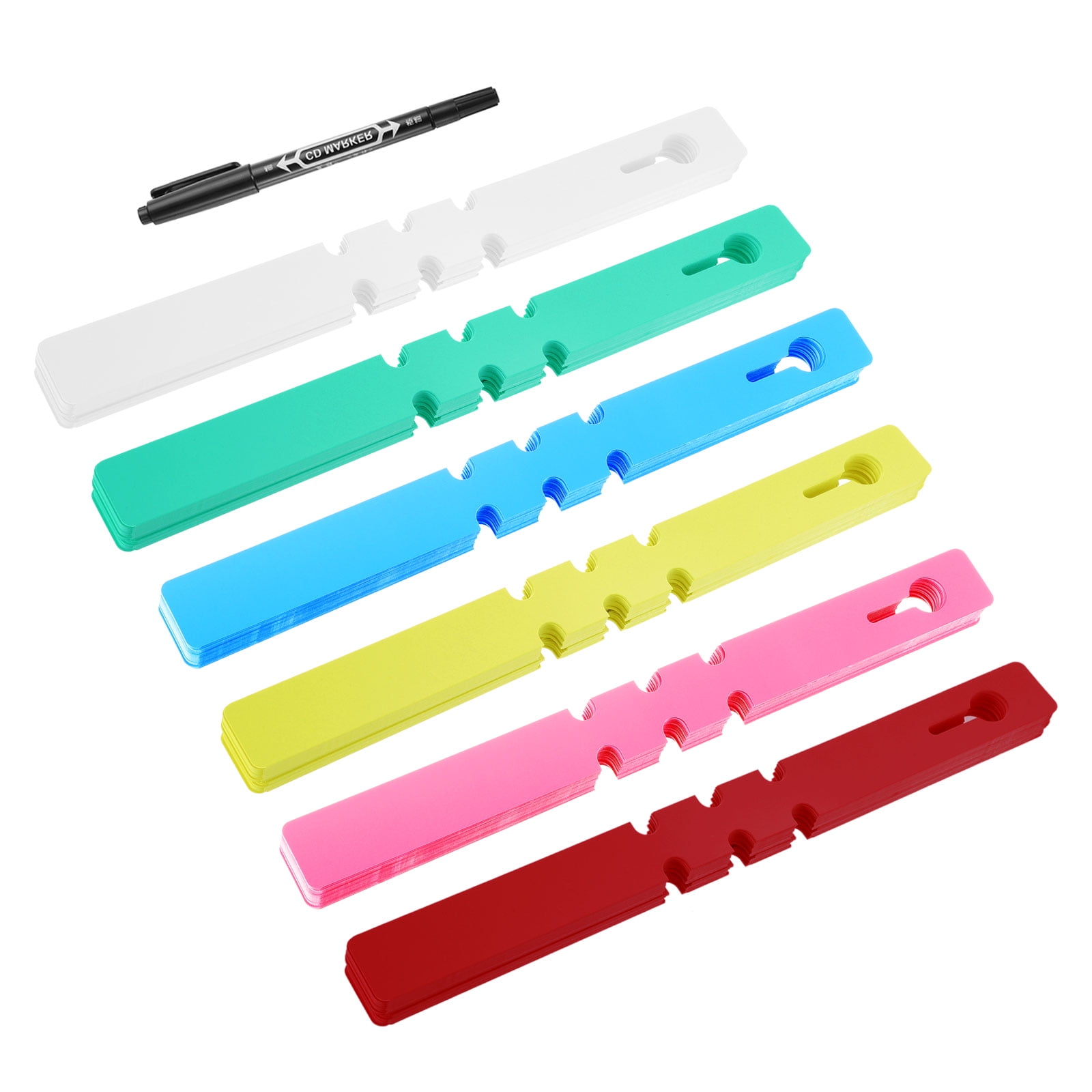 Uxcell Plastic Plant Tags, Wrap Around Plant Labels Adjustable Nursery ...