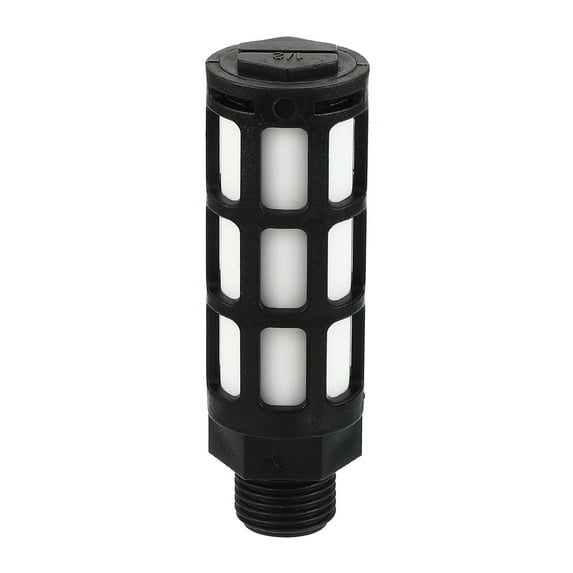 Uxcell Plastic Pneumatic Muffler G1/2 Male Solenoid Valve Exhaust Air ...