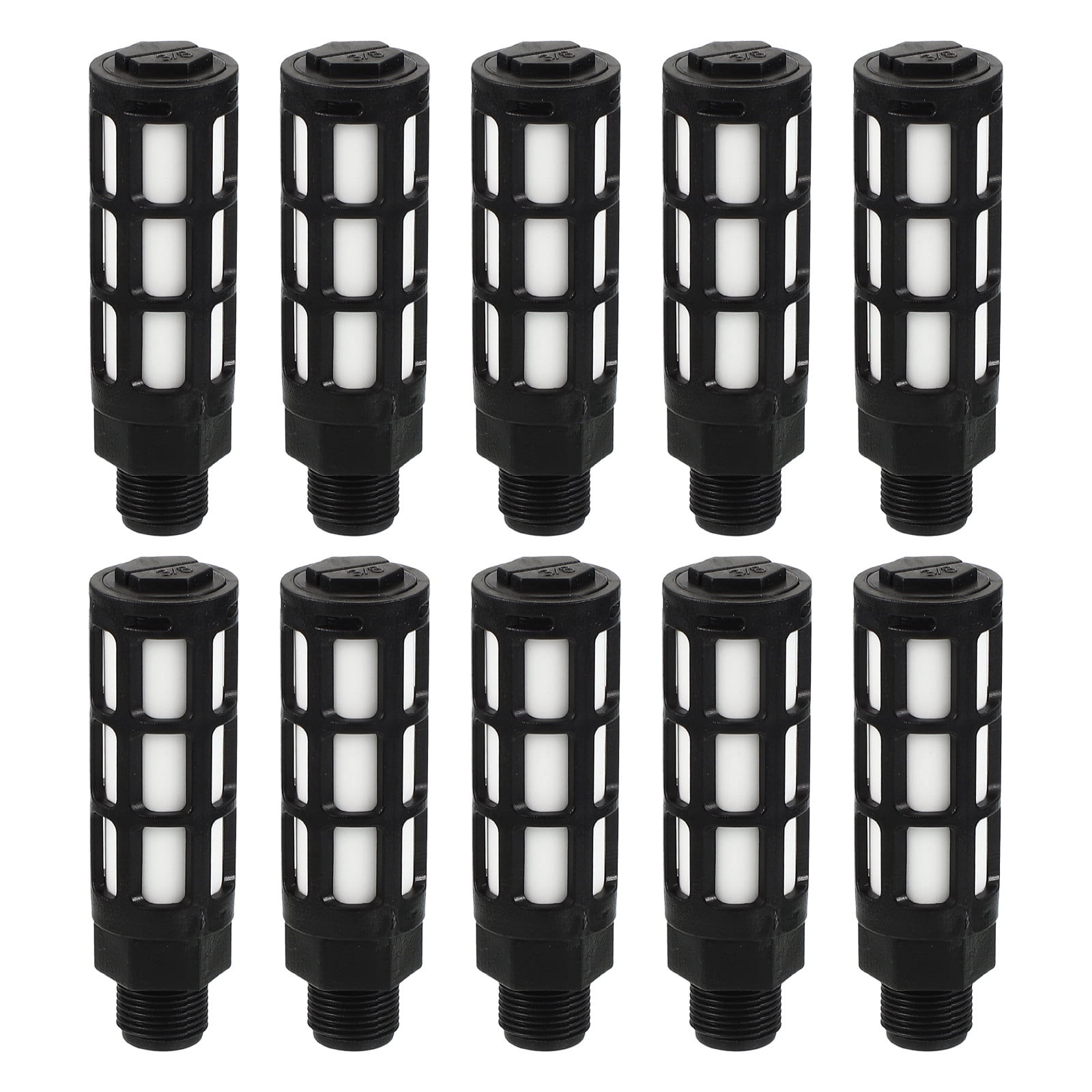 Uxcell Plastic Pneumatic Muffler G3/8 Male Solenoid Valve Exhaust Air ...