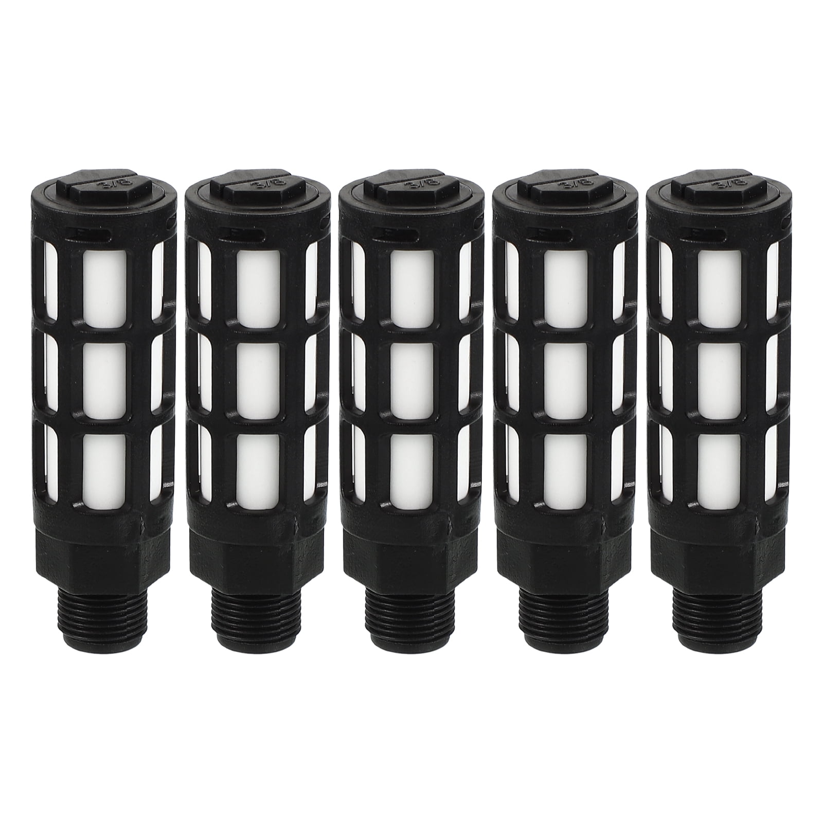 Uxcell Plastic Pneumatic Muffler G3/8 Male Solenoid Valve Exhaust Air ...