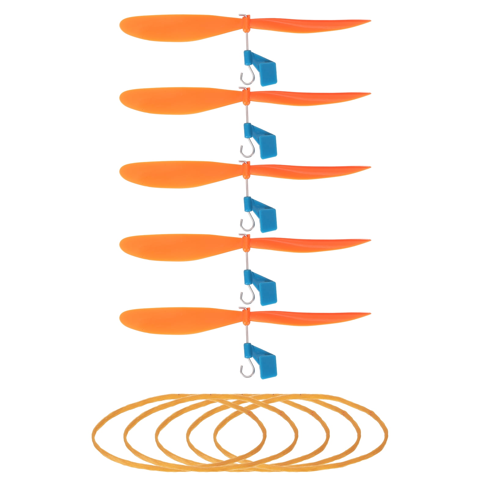 Uxcell Plastic Propeller, Propeller Props Blade with Rubber Band Hooks ...