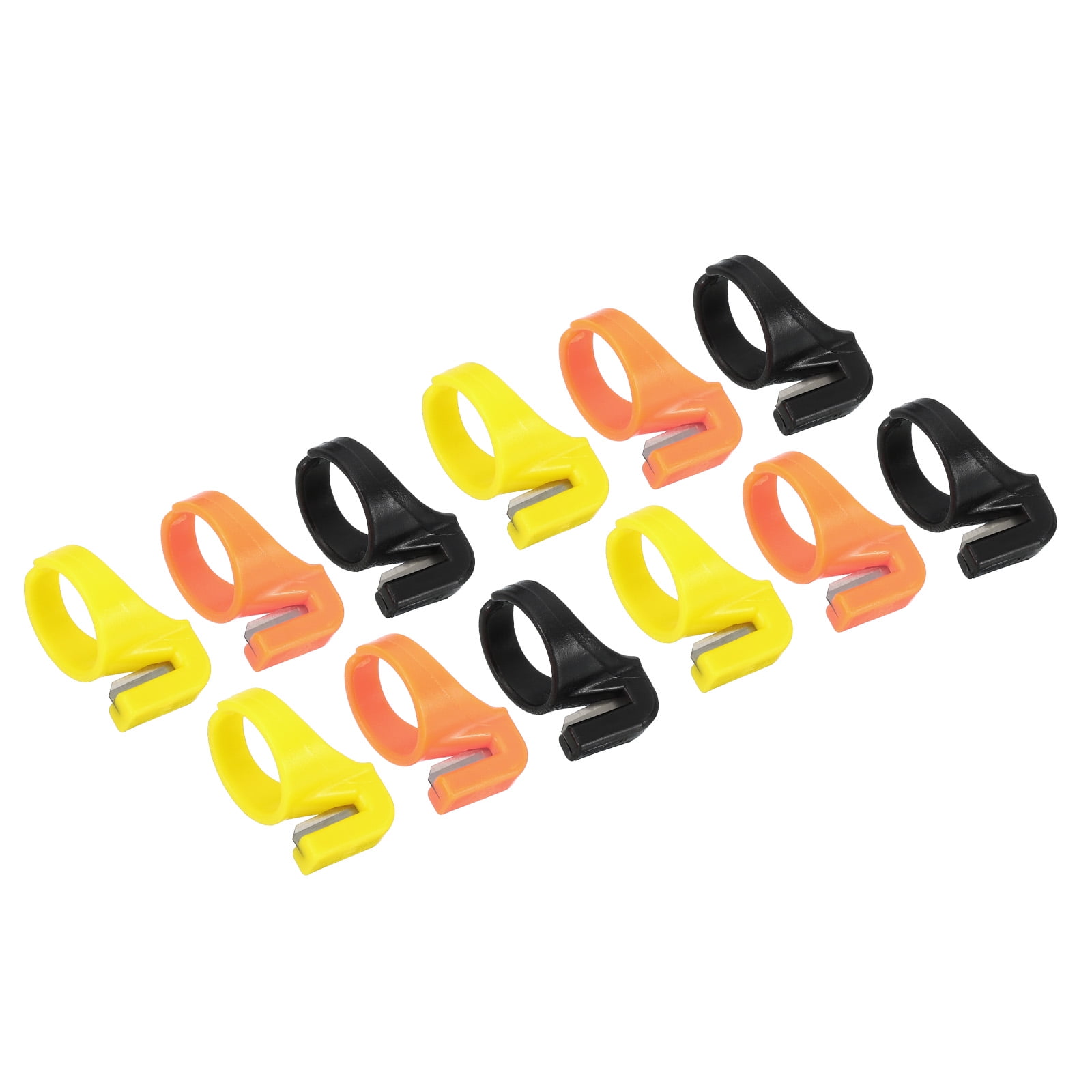 Uxcell Plastic Quilting Sewing Thread Cutter Ring, Yarn Cutter Ring ...