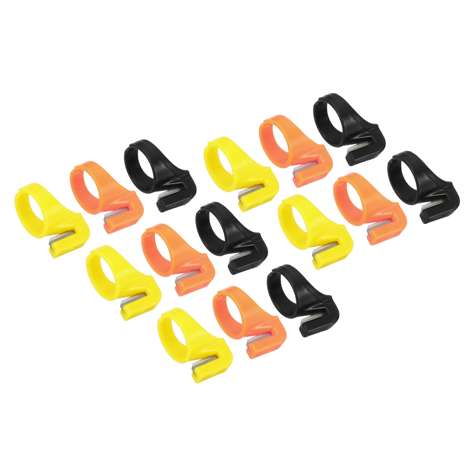 Uxcell Plastic Quilting Sewing Thread Cutter Ring, Yarn Cutter Ring ...