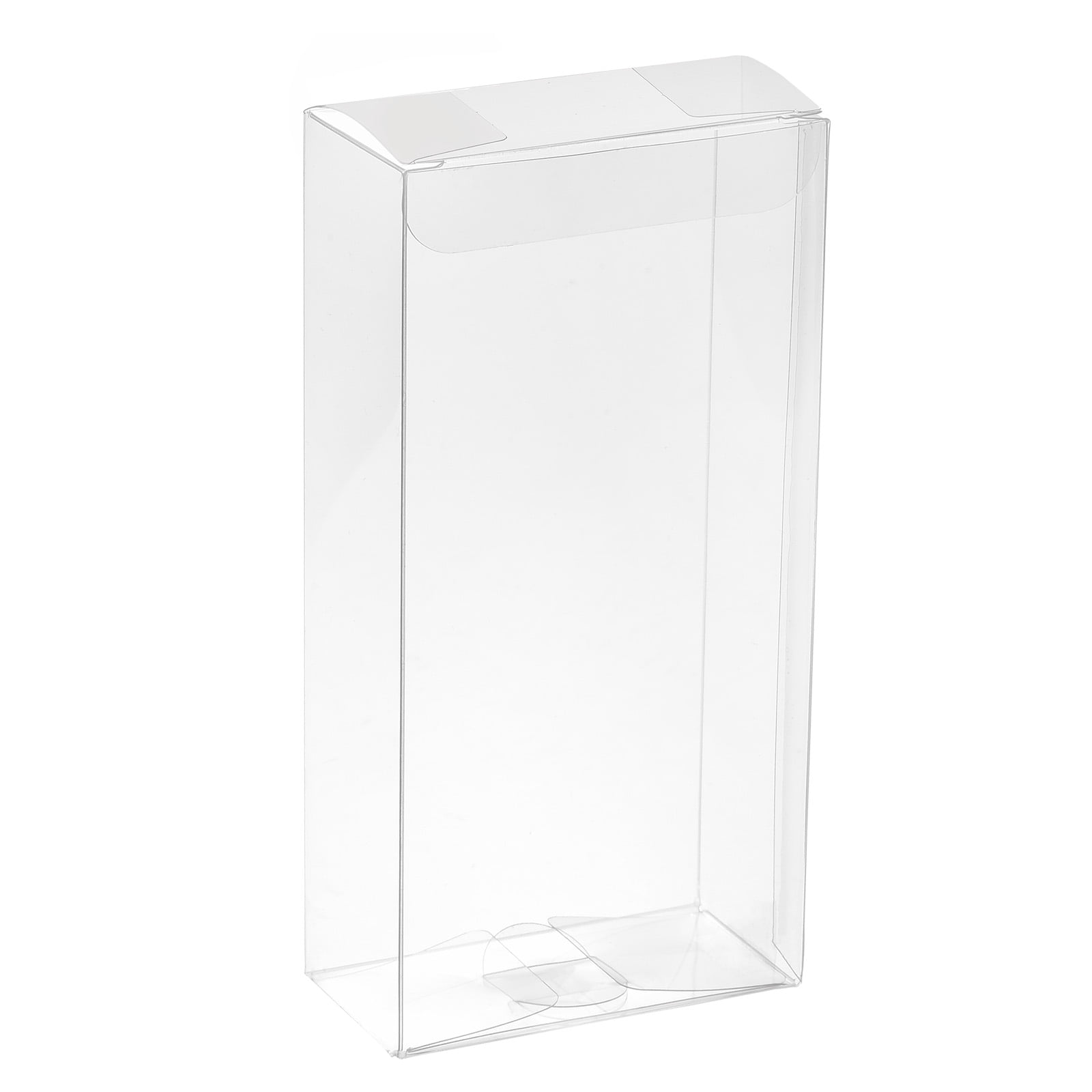 Uxcell Plastic Retail Boxes 36x70x143mm with Protective Film Clear for ...