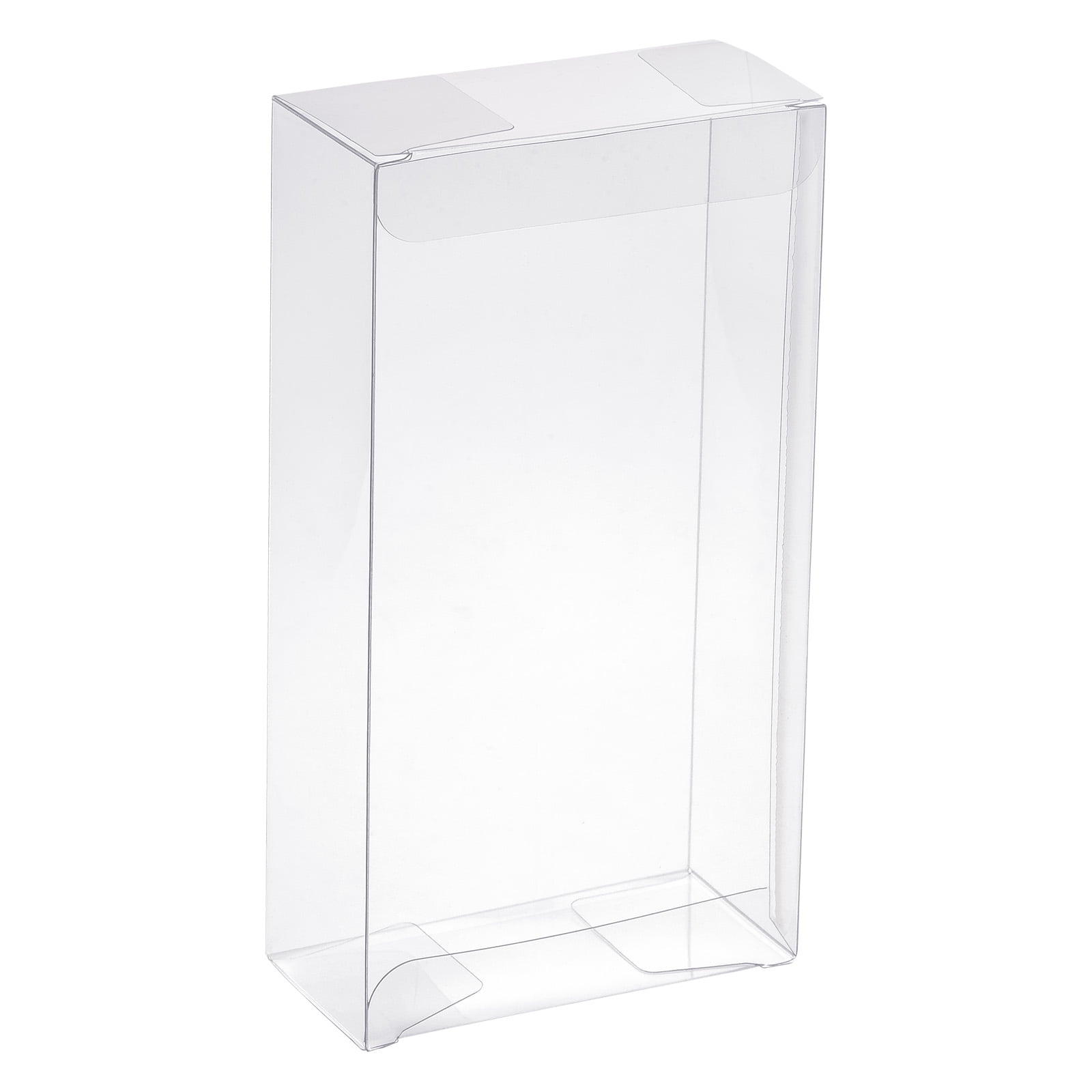 Uxcell Plastic Retail Boxes 41x87x162mm with Protective Film Clear for ...