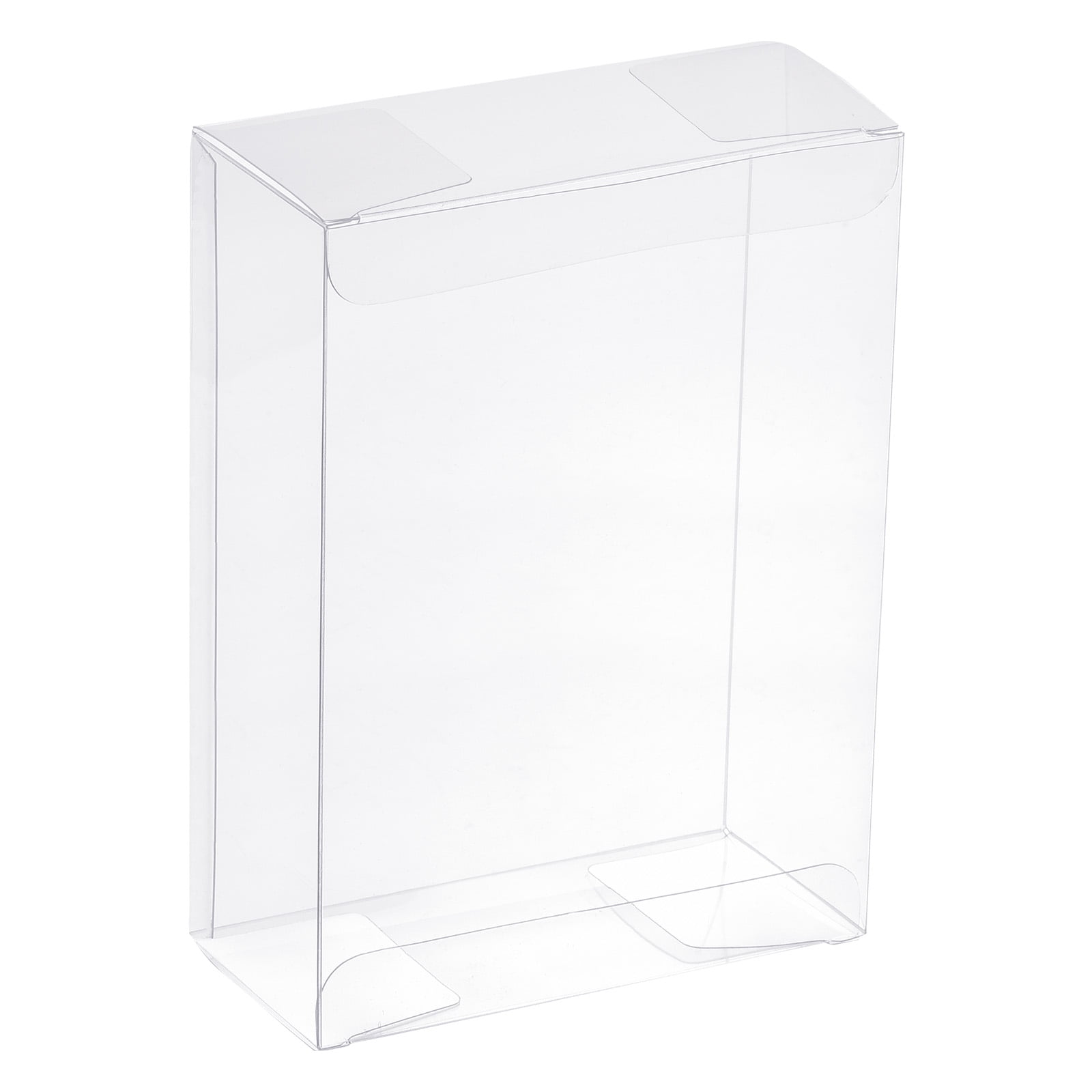 Uxcell Plastic Retail Boxes 52x112x204mm with Protective Film Clear for ...