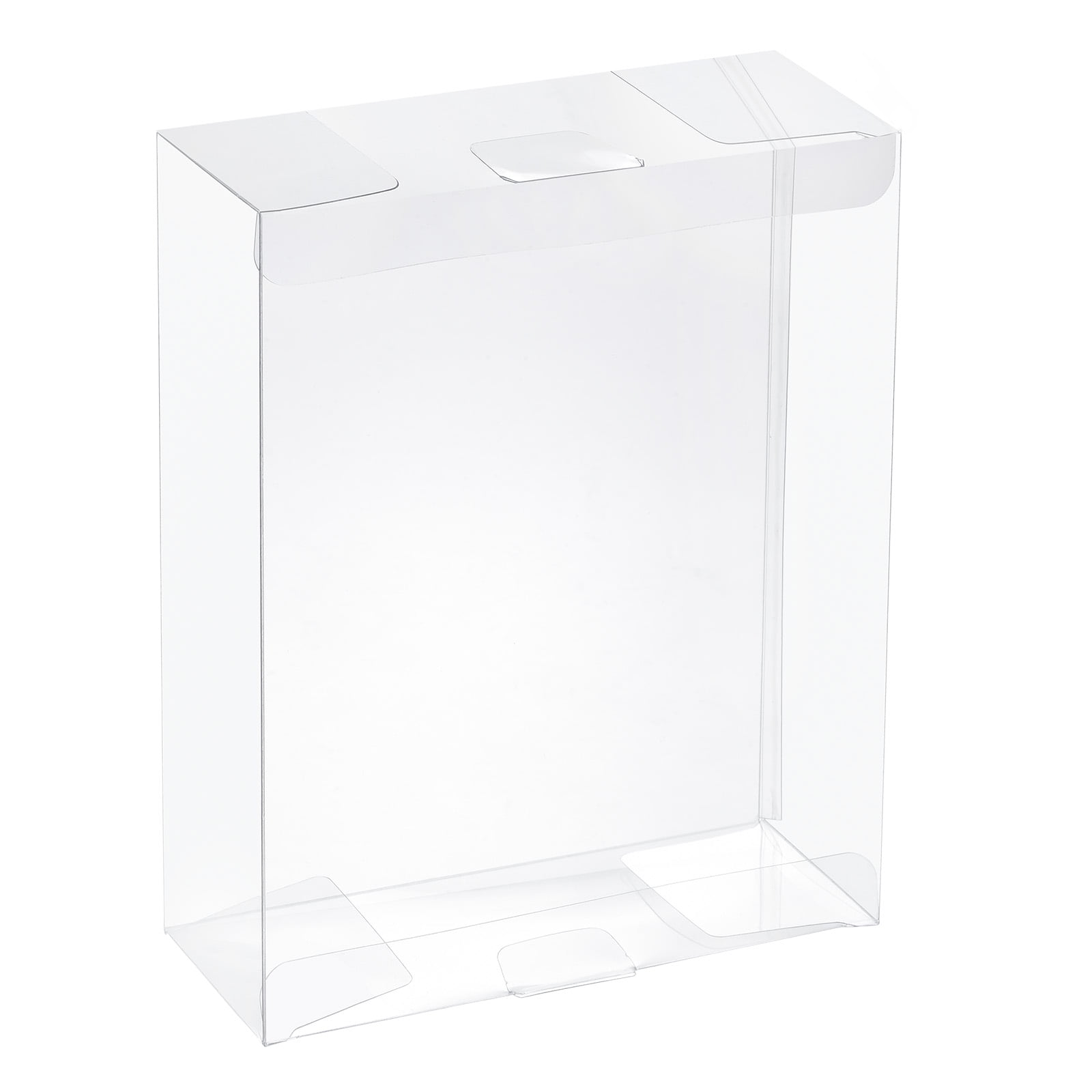 Uxcell Plastic Retail Boxes 55x133x170mm with Protective Film Clear for ...