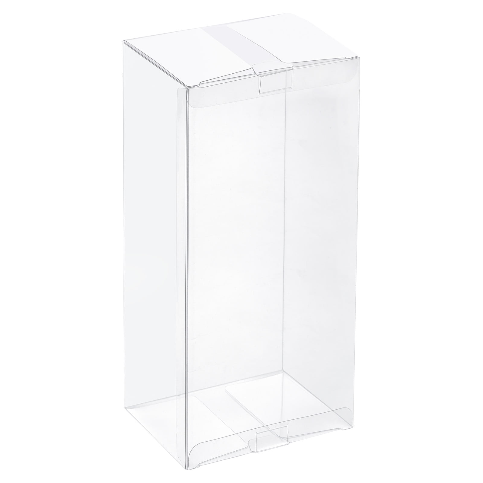 Uxcell Plastic Retail Boxes 70x100x200mm with Protective Film Clear for ...