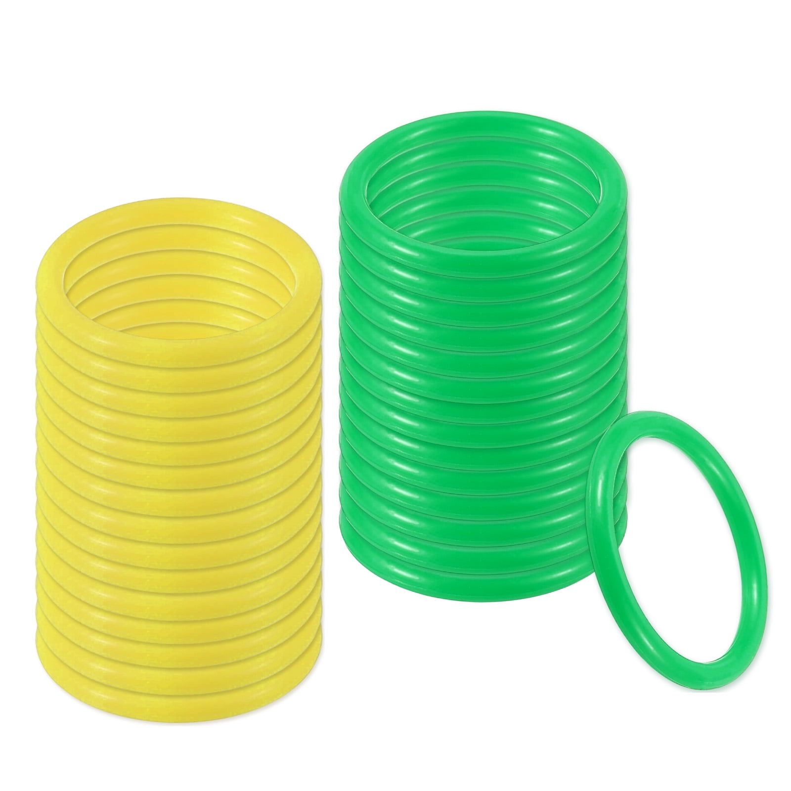 Uxcell Plastic Ring-Toss Rings for Bottles Carnival Rings Plastic Hoops ...