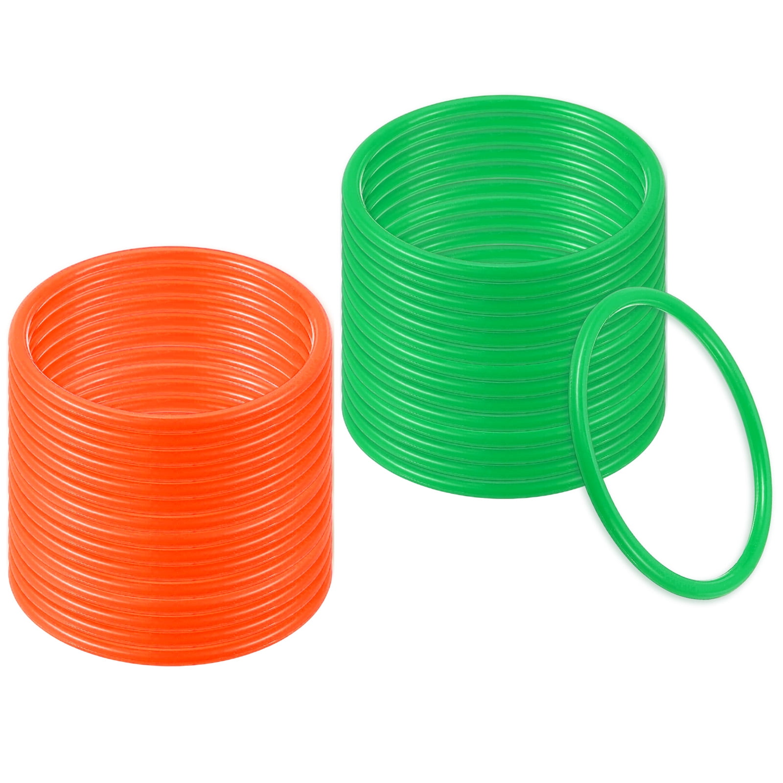 Uxcell Plastic Ring-Toss Rings for Bottles Carnival Rings Plastic Hoops ...