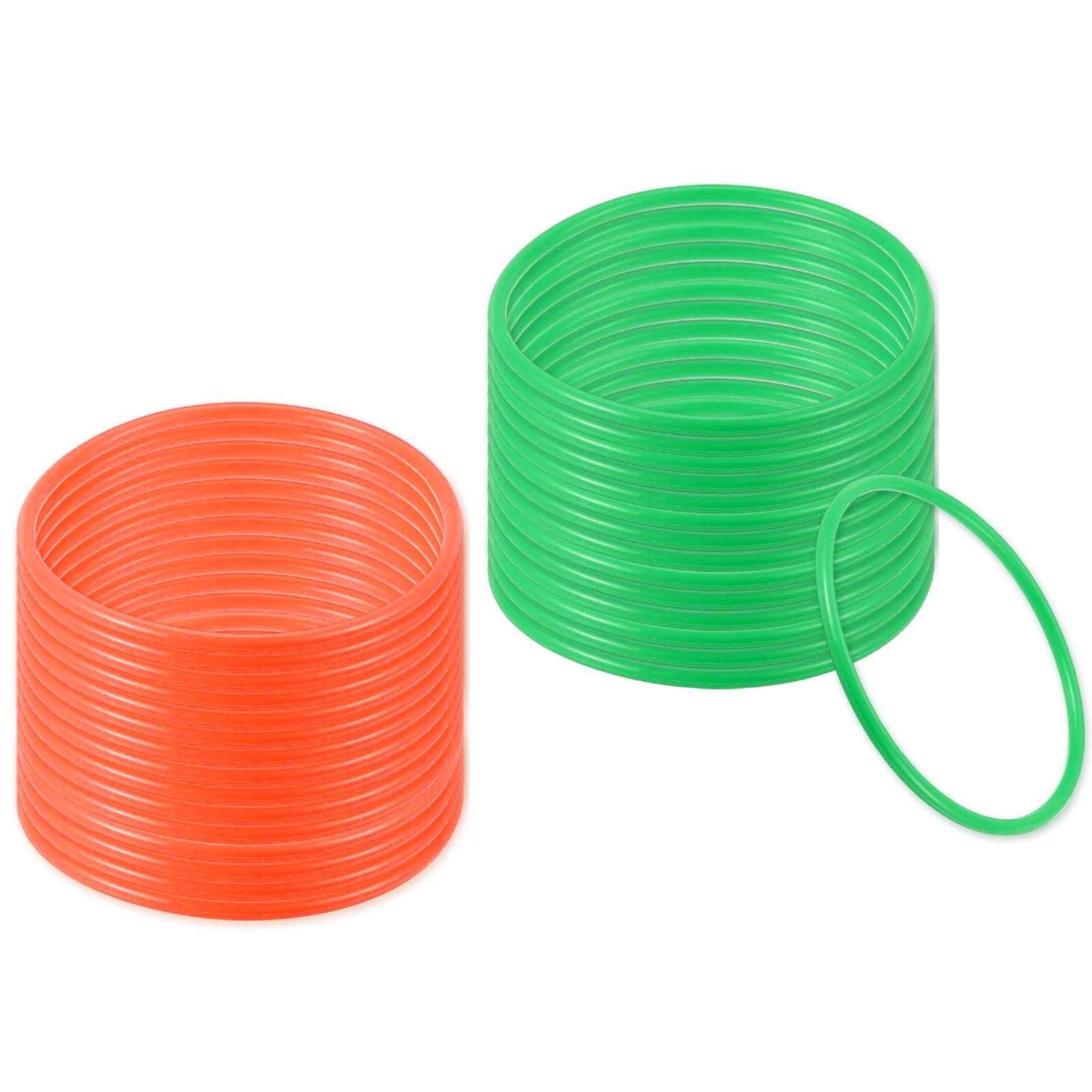 Uxcell Plastic Ring-Toss Rings for Bottles Carnival Rings Plastic Hoops ...