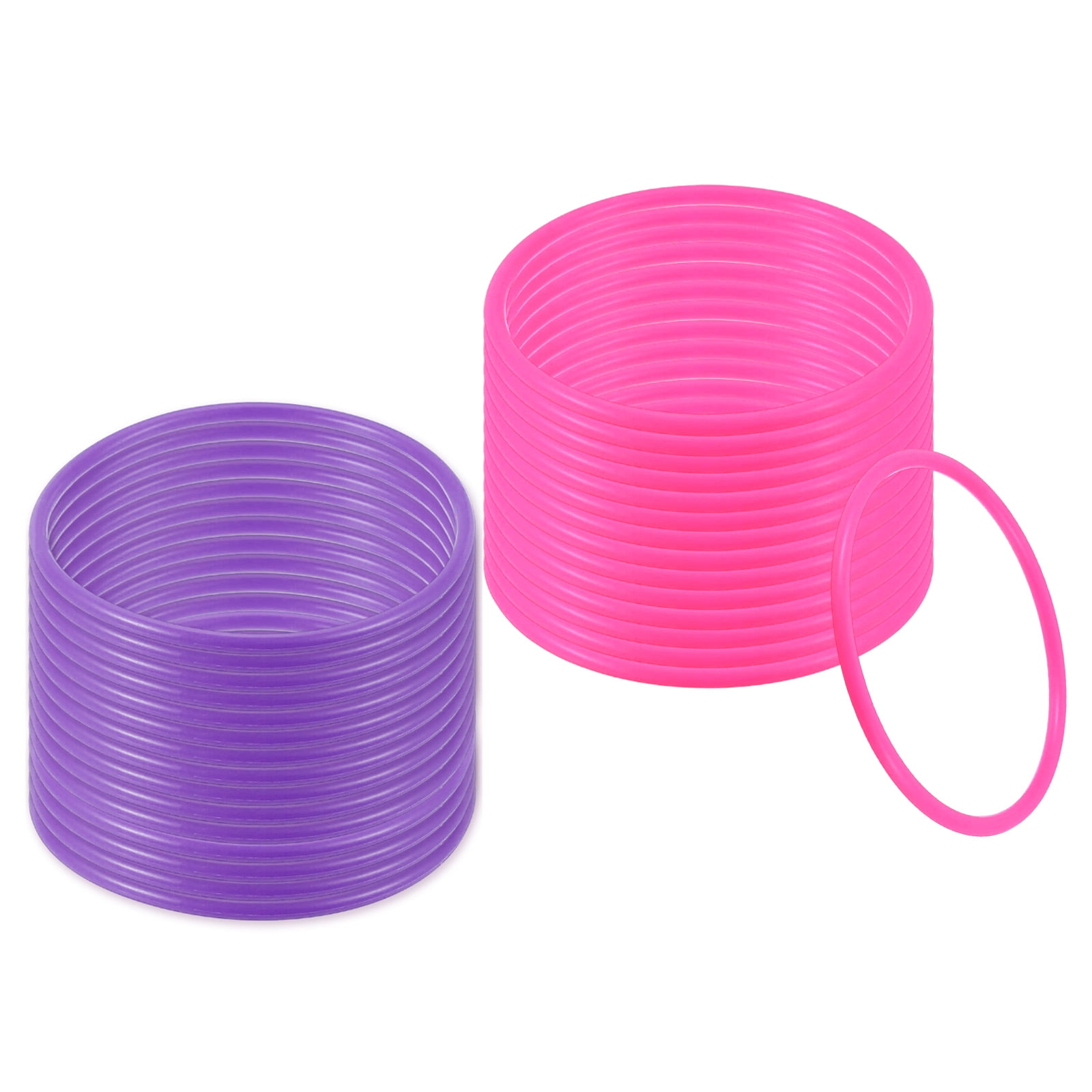Uxcell Plastic Ring-Toss Rings for Bottles Carnival Rings Plastic Hoops ...