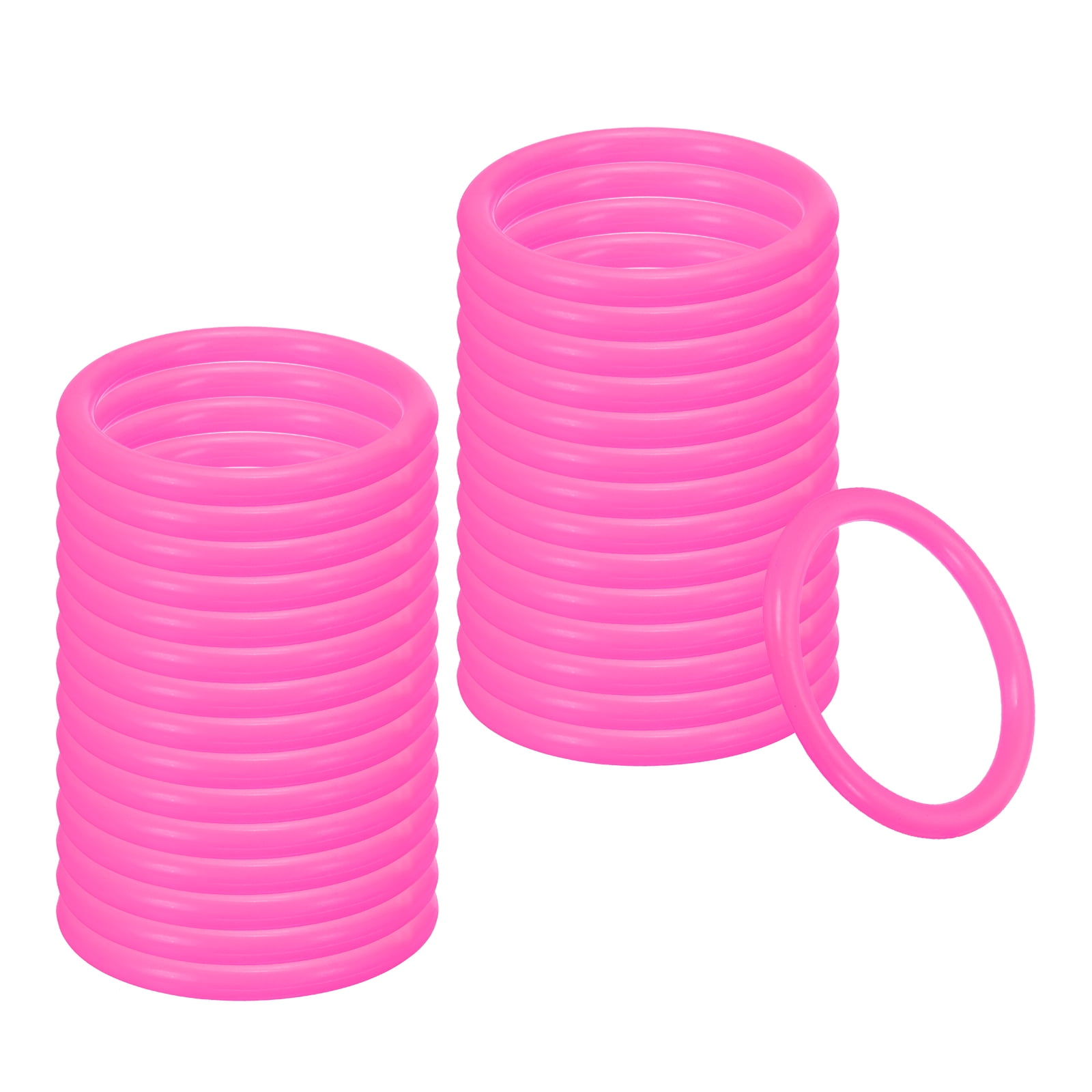 Uxcell Plastic Ring-Toss Rings for Bottles Carnival Rings Plastic Hoops ...