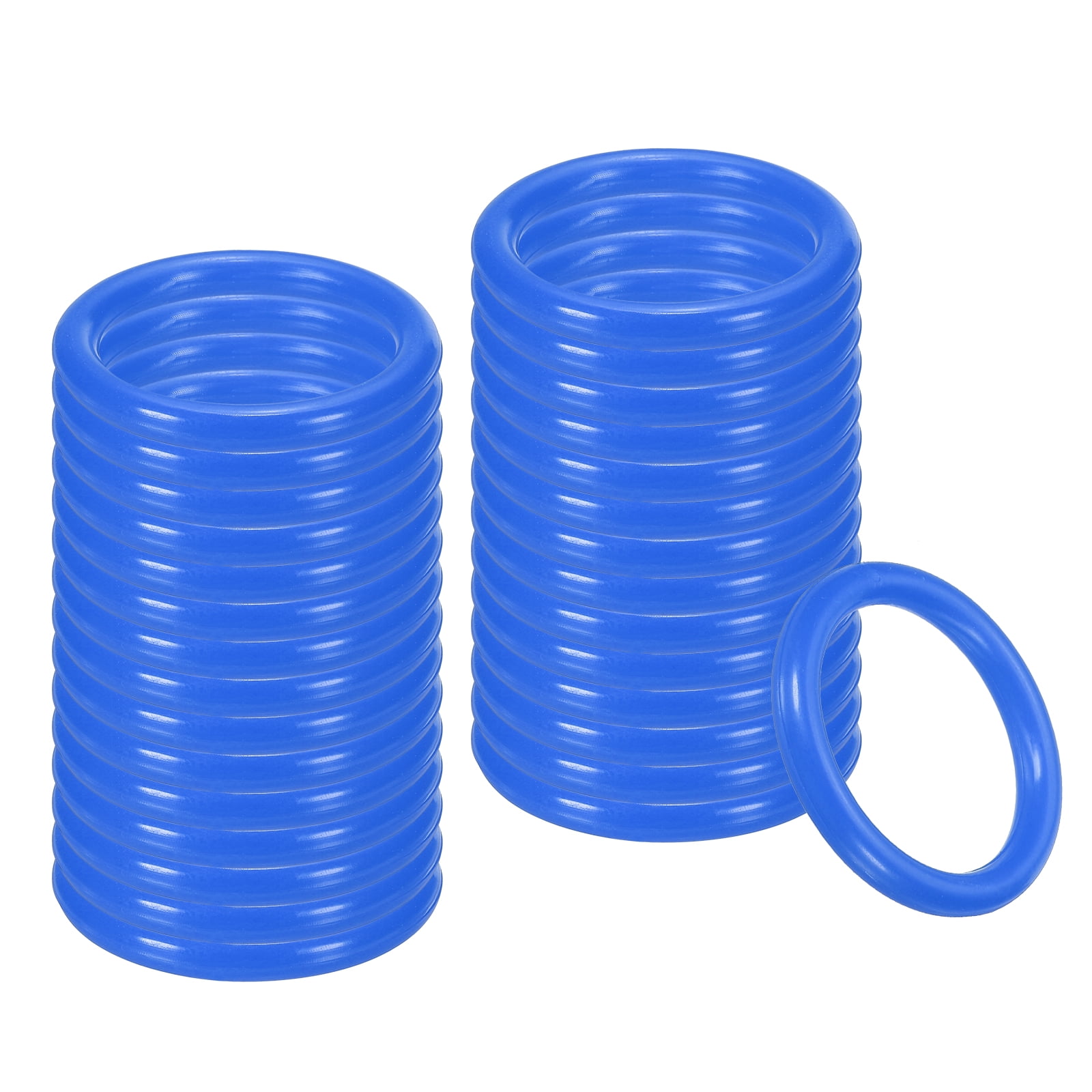 Uxcell Plastic Ring-Toss Rings for Bottles Carnival Rings Plastic Hoops ...