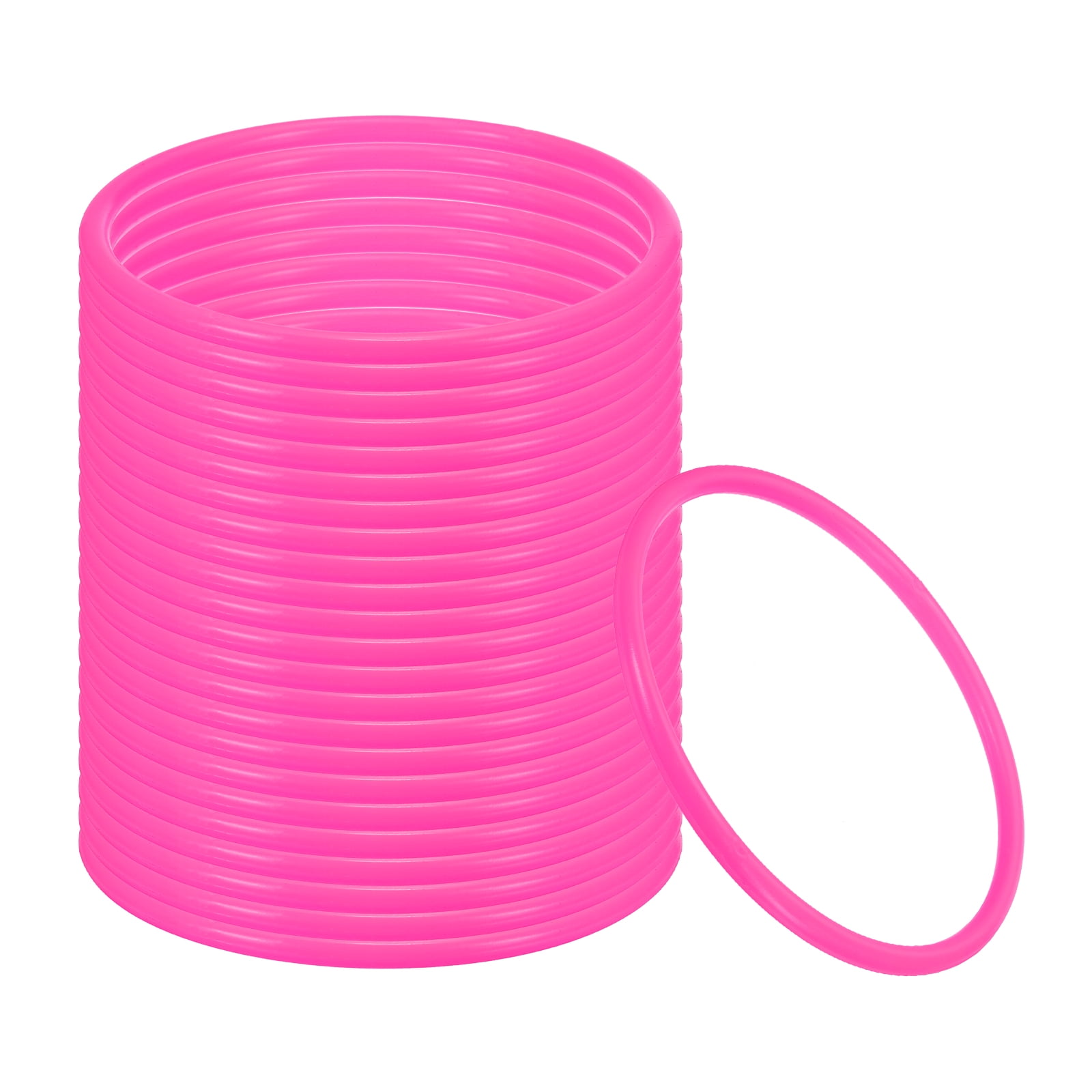 Uxcell Plastic Ring-Toss Rings for Bottles Carnival Rings Plastic Hoops ...