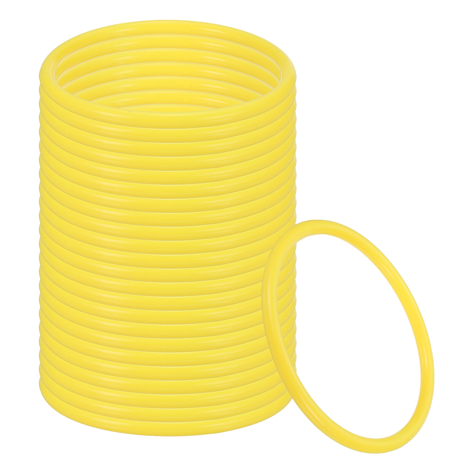 Uxcell Plastic Ring-Toss Rings for Bottles Carnival Rings Plastic Hoops ...