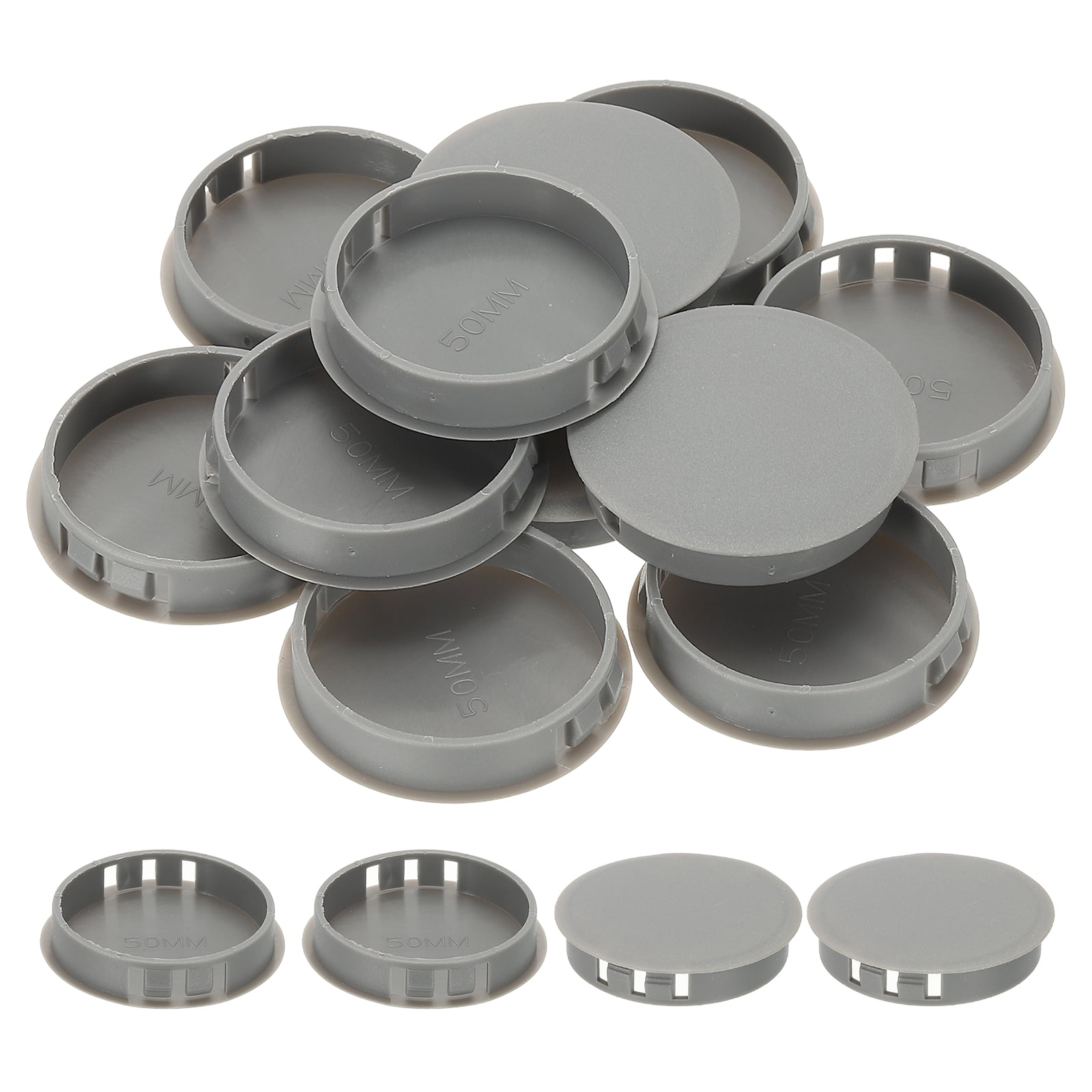 Uxcell Plastic Screws Hole Plugs, 55 Pcs 2"(50mm) Round Plastic Hole ...