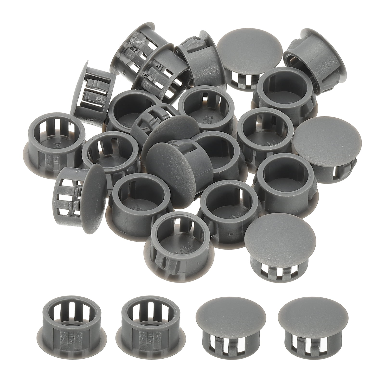 Uxcell Plastic Screws Hole Plugs, 99 Pcs 3/5"(16mm) Round Plastic Hole ...