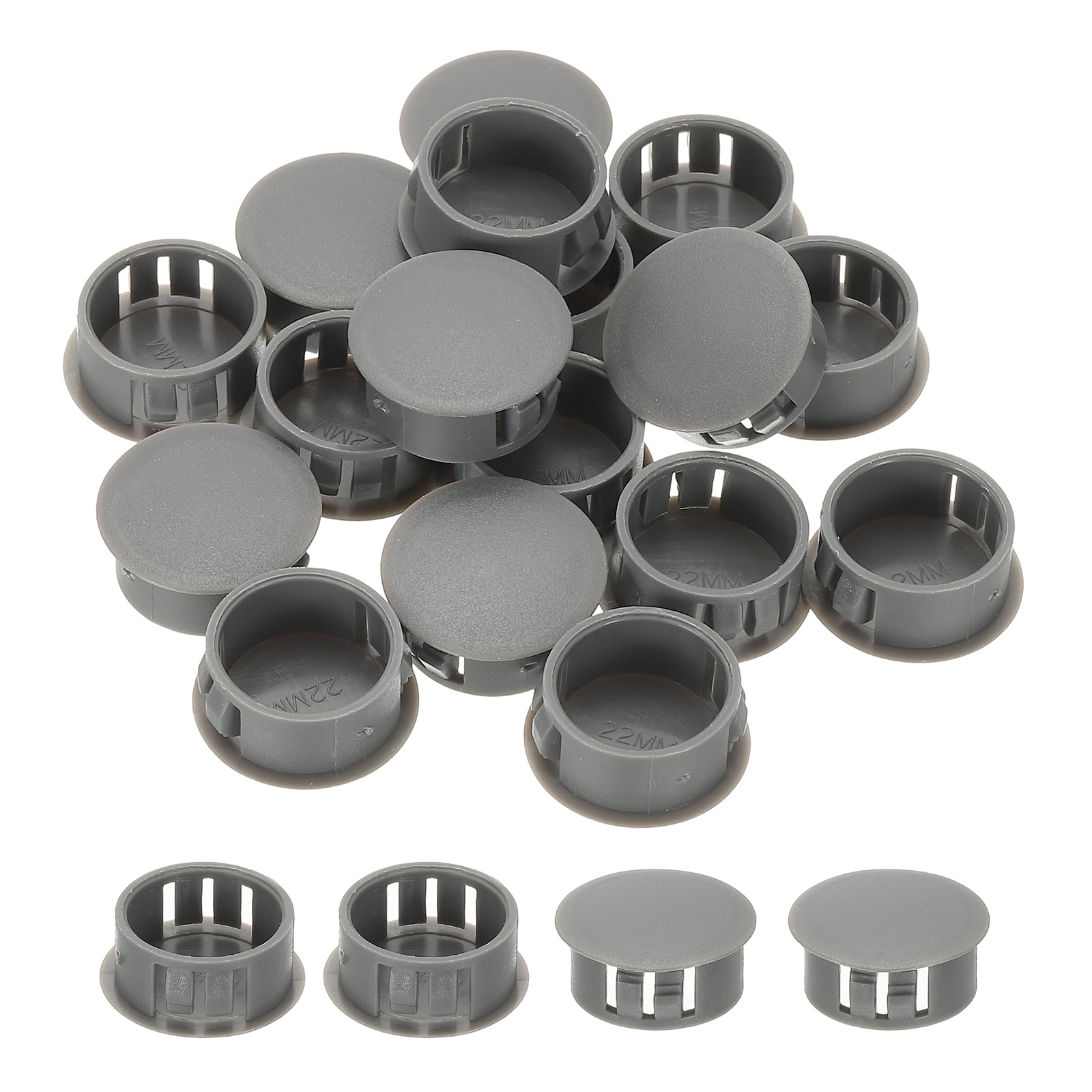 Uxcell Plastic Screws Hole Plugs, 99 Pcs 4/5"(22mm) Round Plastic Hole ...