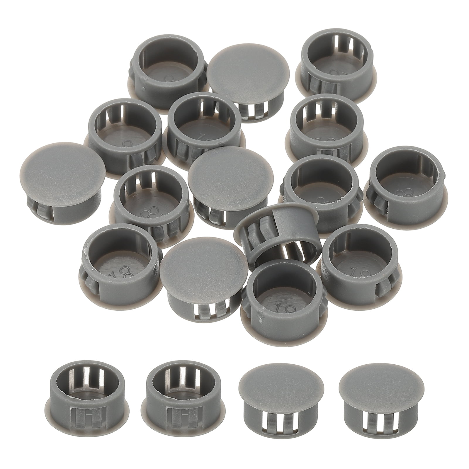 Uxcell Plastic Screws Hole Plugs, 99 Pcs 5/7"(18mm) Round Plastic Hole ...