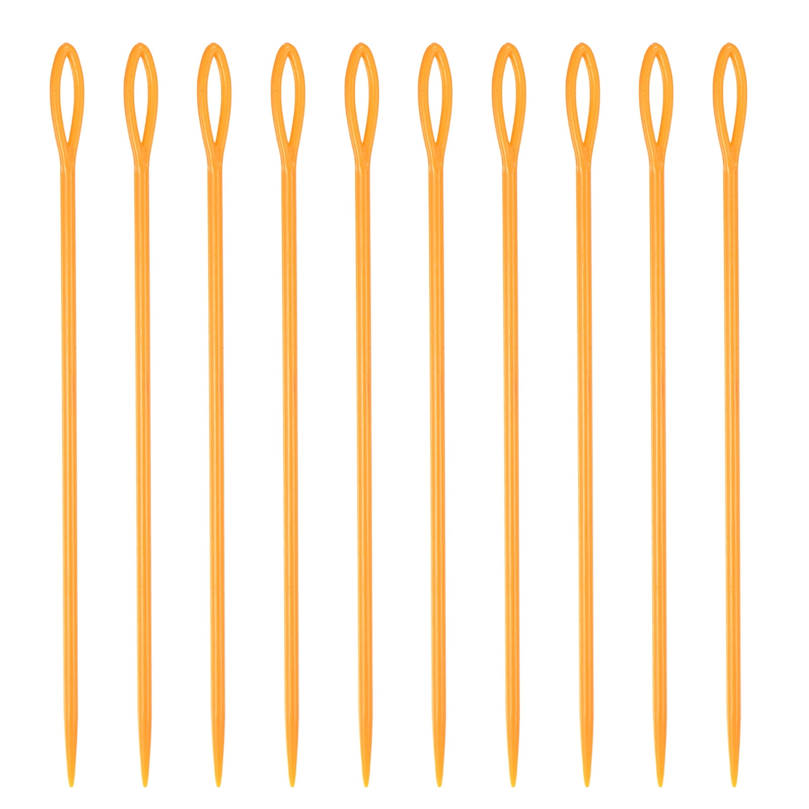 Uxcell Plastic Sewing Needles, 15cm Large Eye Blunt Learning Needles ...