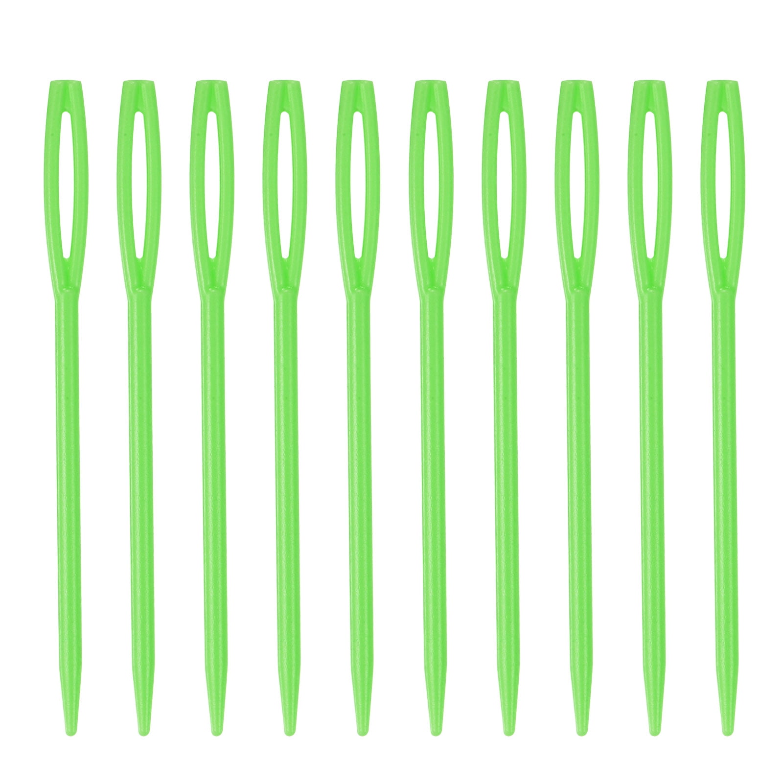 Uxcell Plastic Sewing Needles, 7cm Large Eye Blunt Learning Needles ...