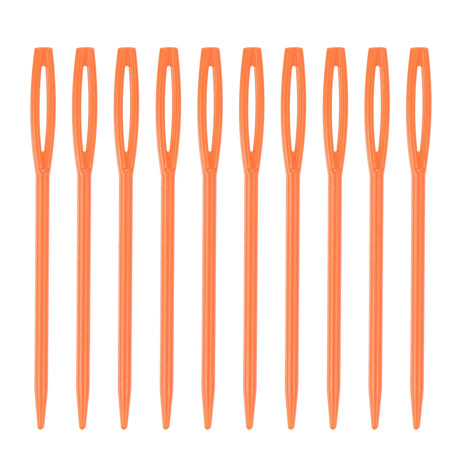 Uxcell Plastic Sewing Needles, 7cm Large Eye Blunt Learning Needles ...