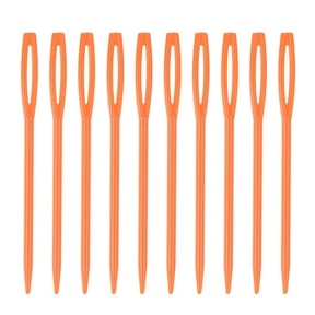 Uxcell Plastic Sewing Needles, 7cm Large Eye Blunt Learning Needles ...