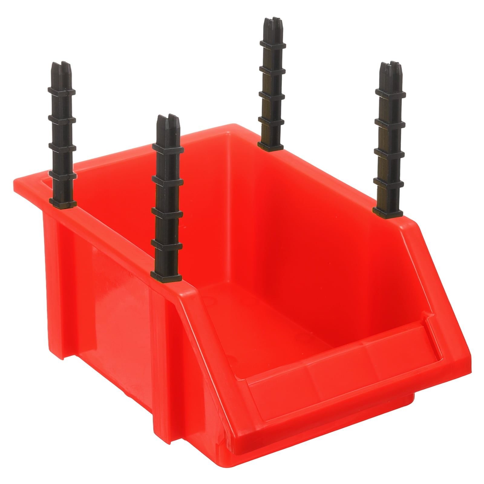 Uxcell Plastic Shelf Bins 16.1" x 6.7" x 6.3" Wall Mounted Storage Bins ...