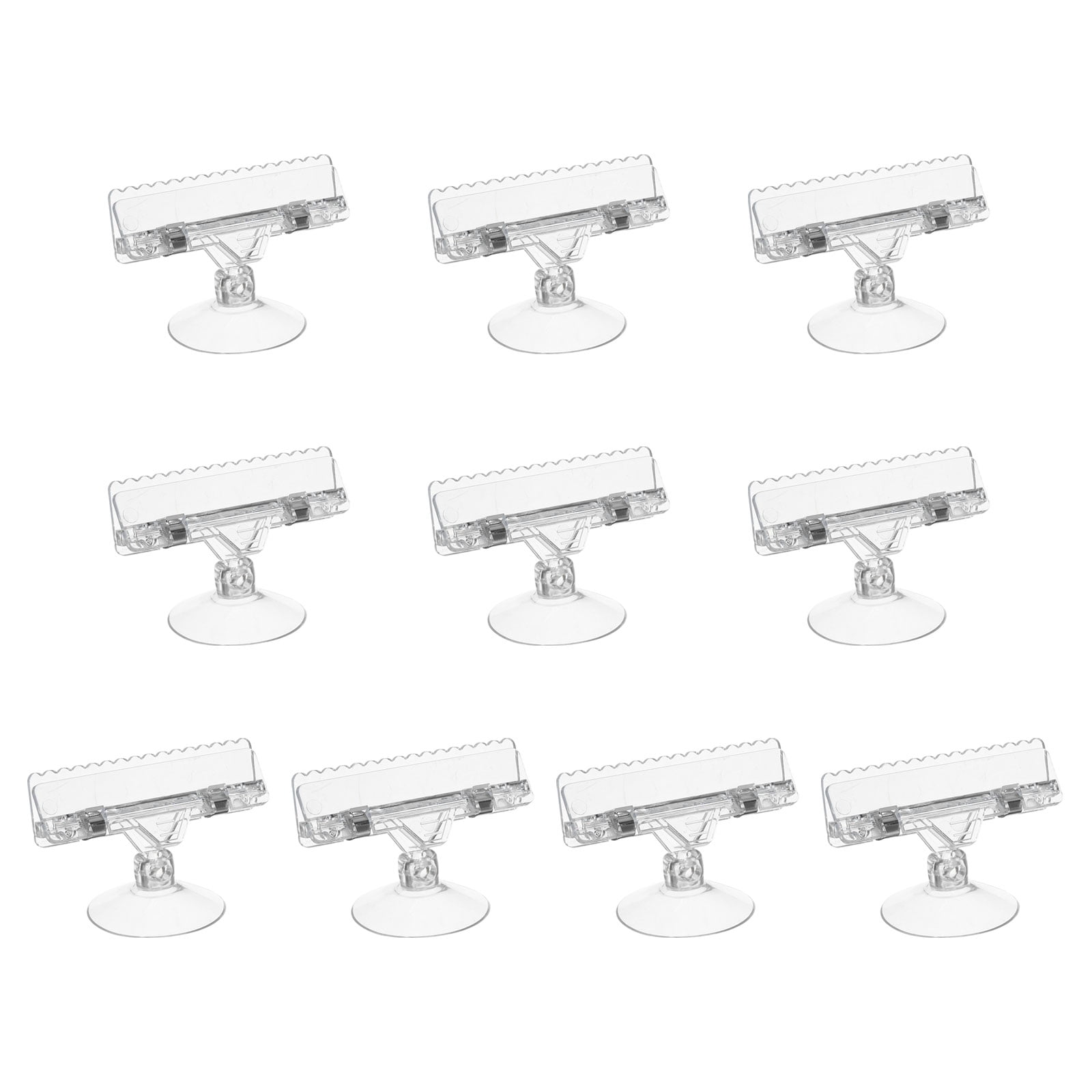 Uxcell Plastic Sign Clip 50mm Rotatable Suction Cup Clip Merchandise ...