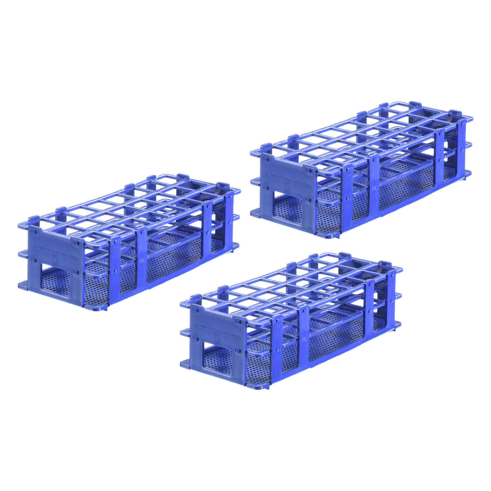 Uxcell Plastic Test Tube Rack Holder 24 Holes 3 Layers Detachable ...