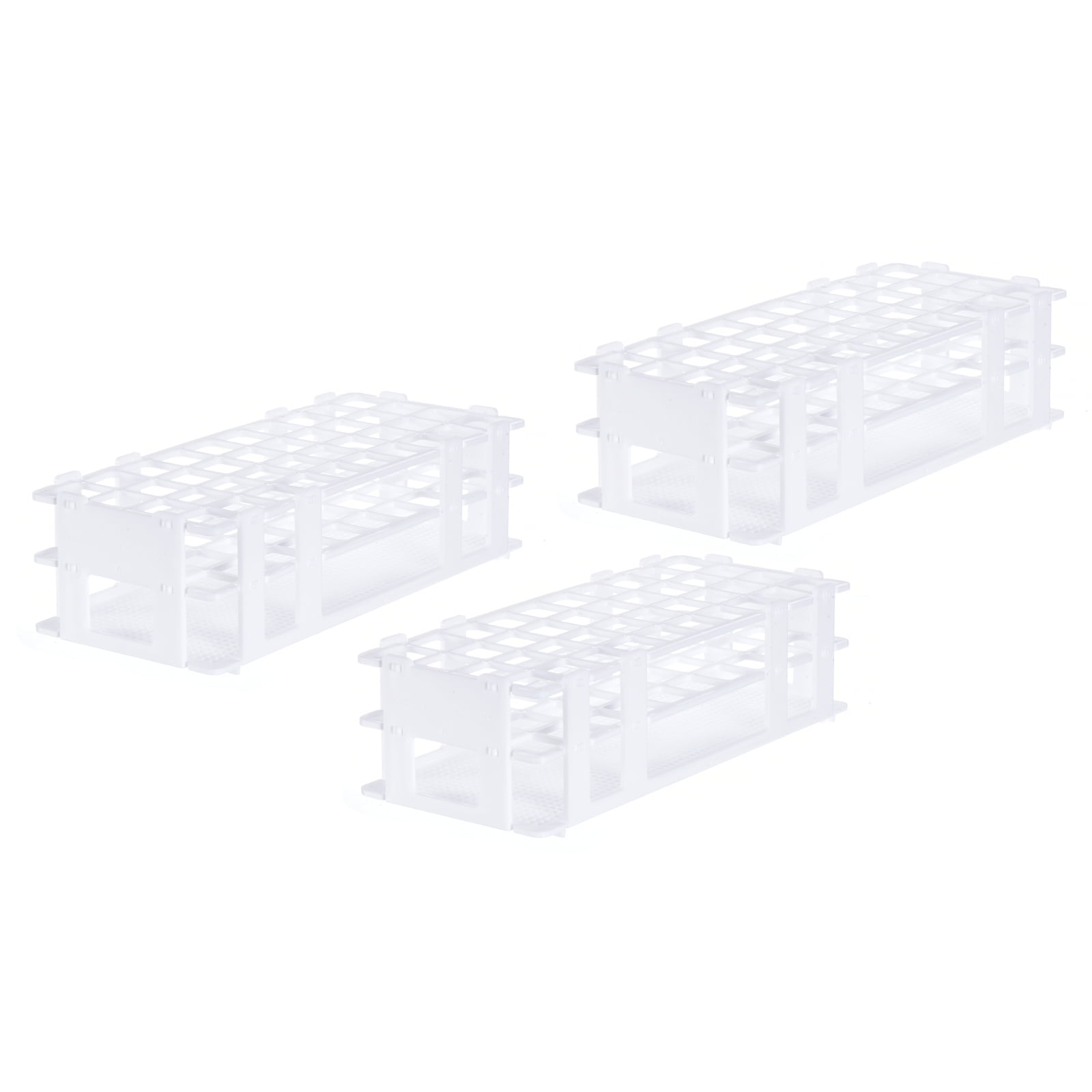 Uxcell Plastic Test Tube Rack Holder 40 Holes 3 Layers Detachable ...