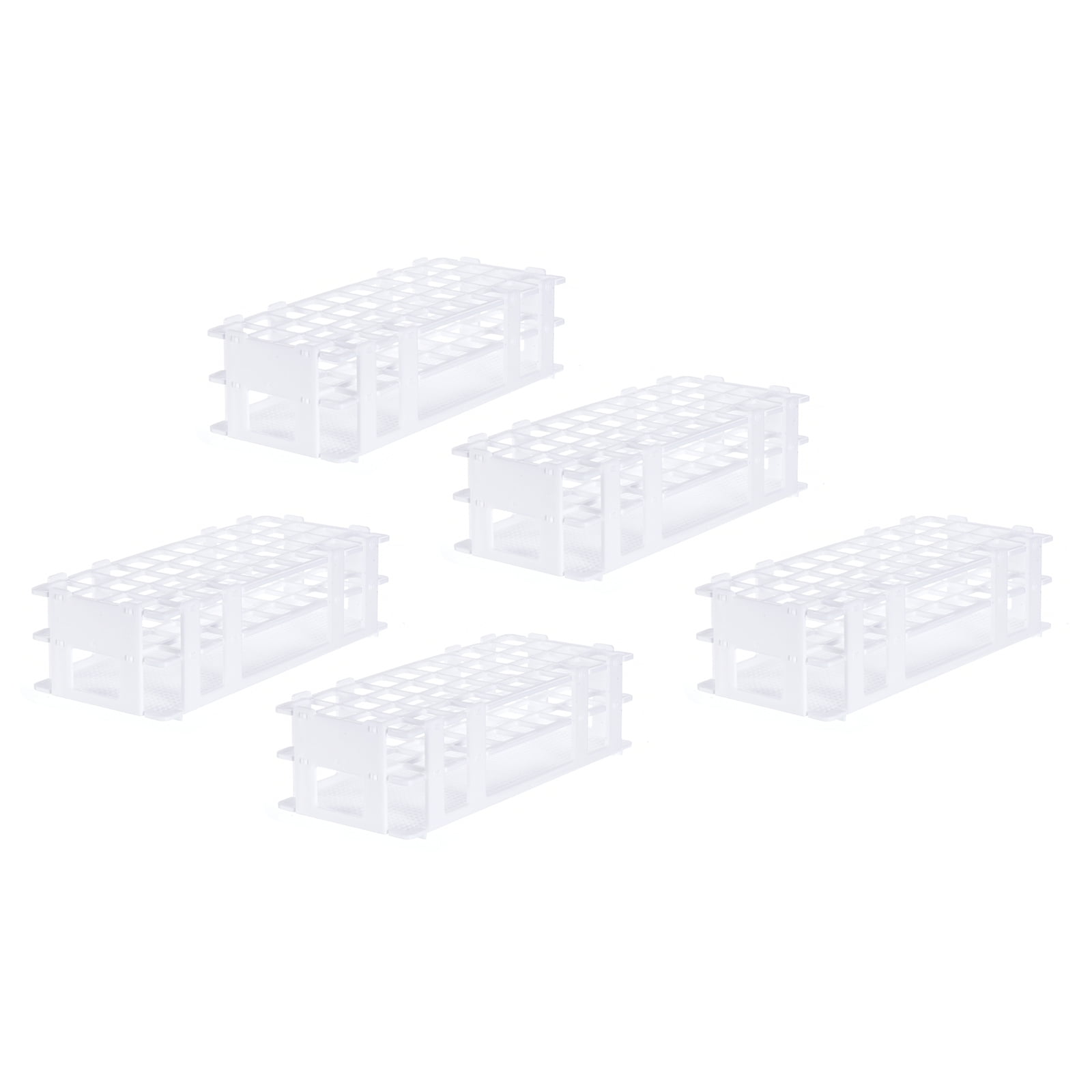 Uxcell Plastic Test Tube Rack Holder 40 Holes 3 Layers Detachable ...