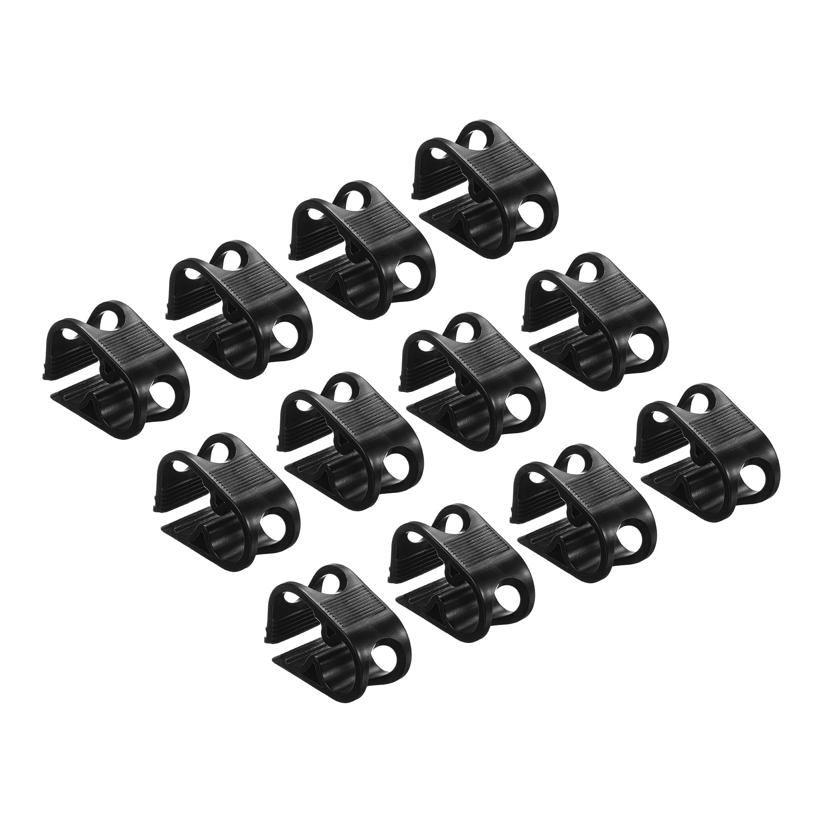 Uxcell Plastic Tube Tubing Clamps, 12Pcs 1/4" - 1/2" Tube OD Adjustable ...